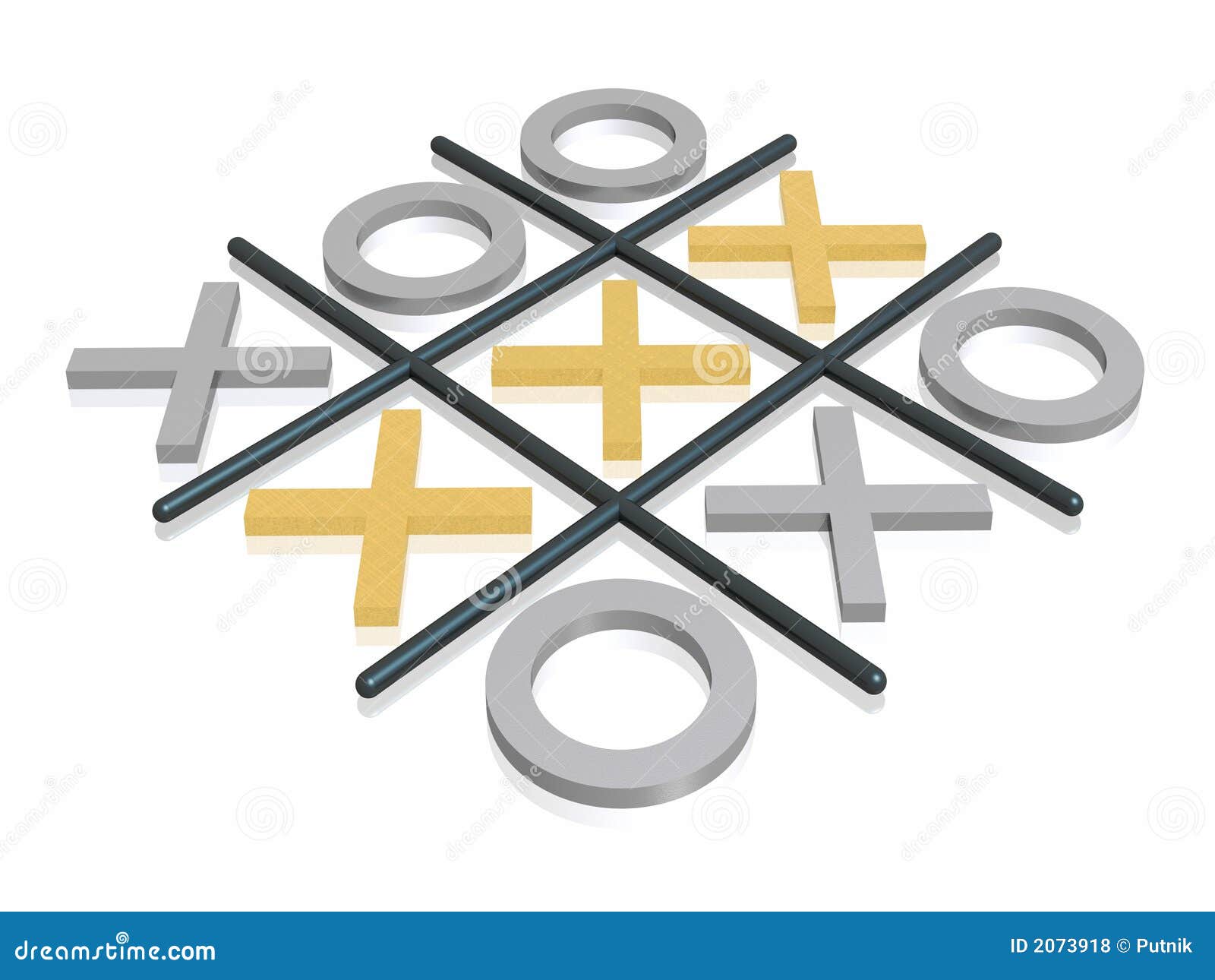 3D Noughts And Crosses Royalty Free Stock Photos - Image: 2073918 3D Noughts And Crosses Royalty Free Stock Photos - Image: 2073918