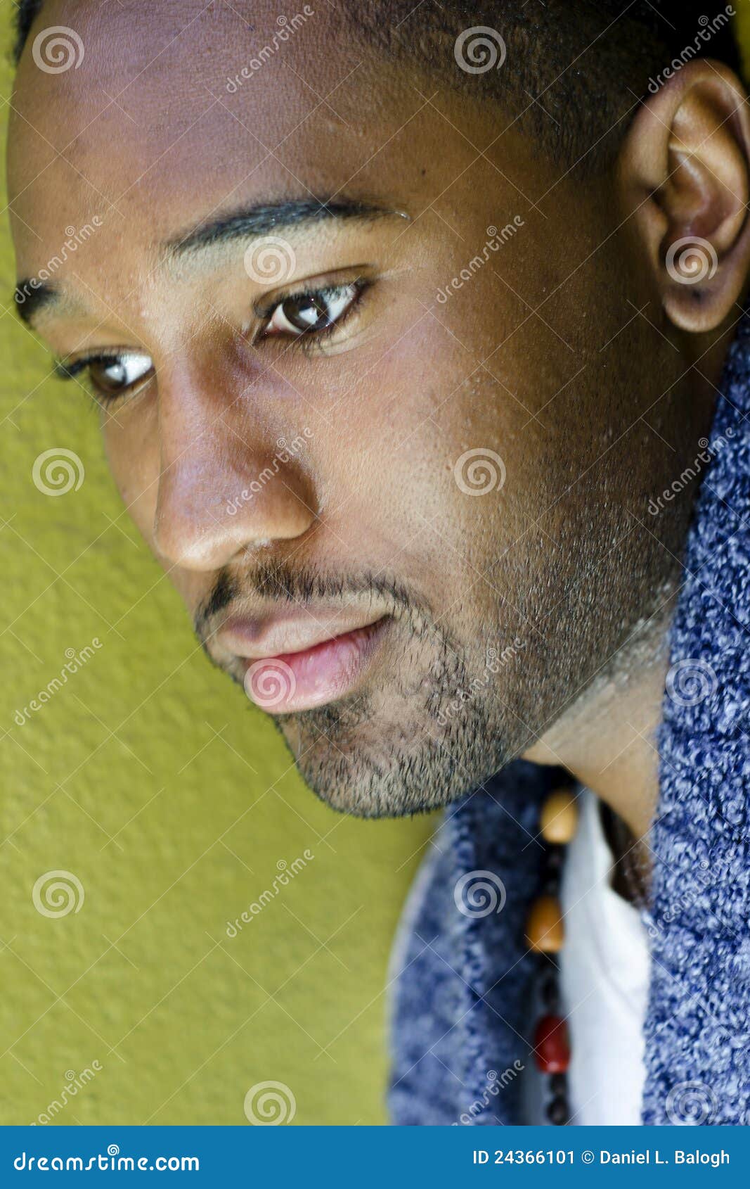 African-American Man, Thinking Stock Image - Image: 24366101 African-American Man, Thinking Stock Image - Image: 24366101
