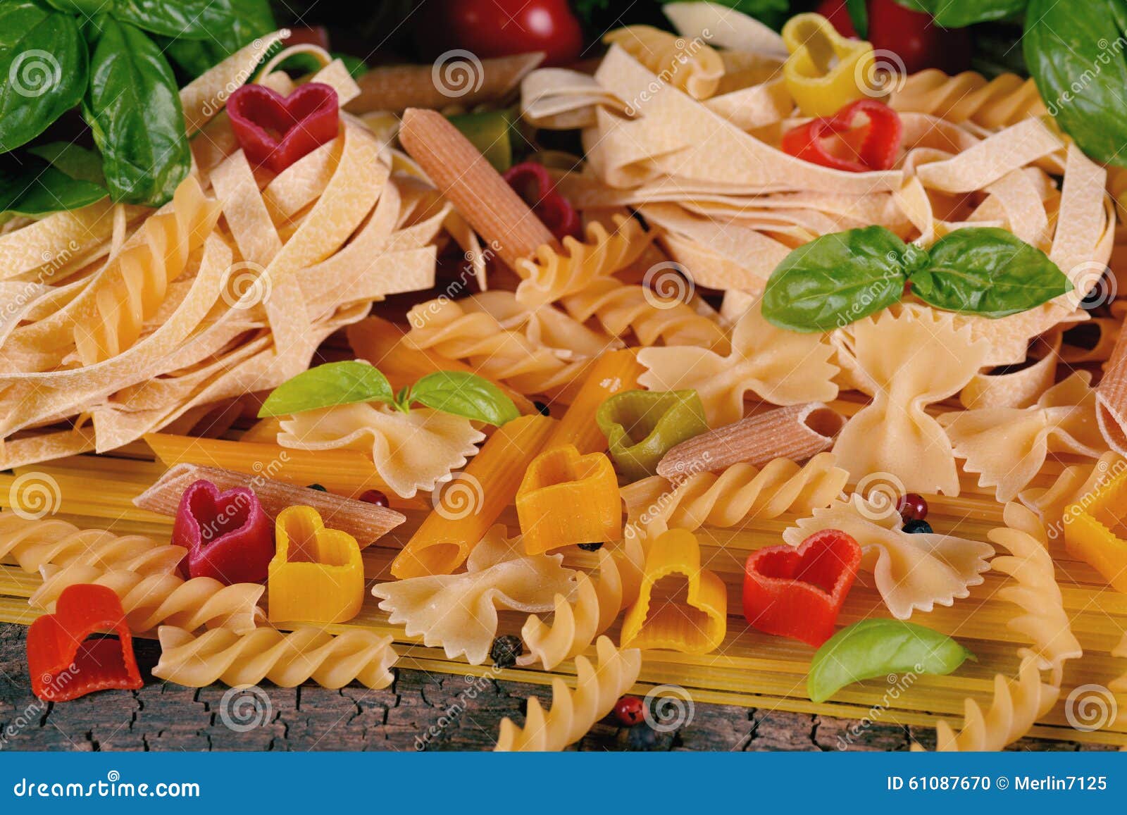 Assortment Of Pasta Stock Photo - Image: 61087670 Assortment Of Pasta Stock Photo - Image: 61087670