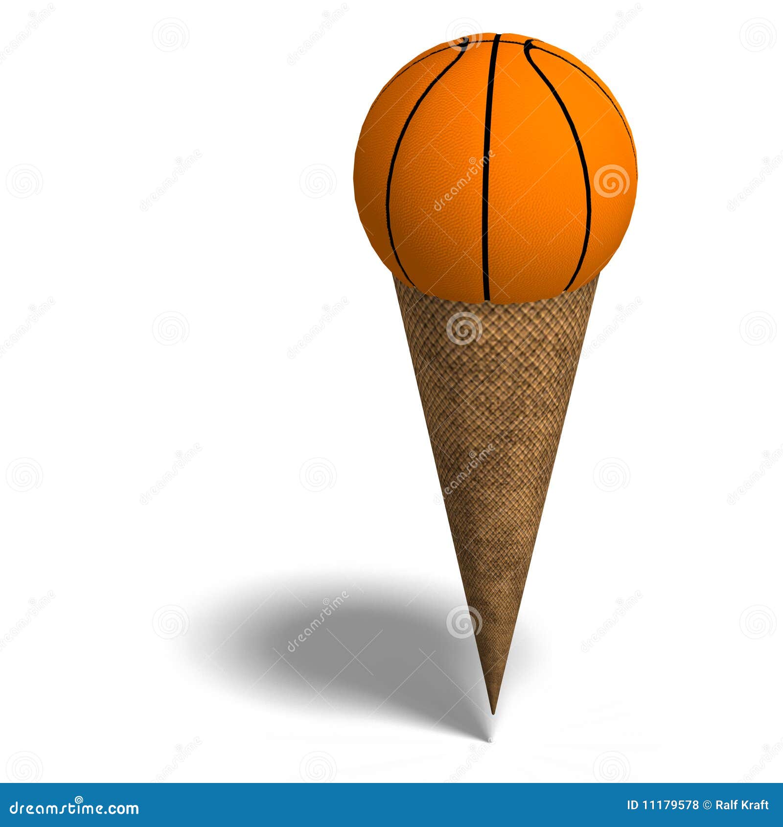 Basketball In An Ice Cream Cone Royalty Free Stock Photos - Image: 11179578 Basketball In An Ice Cream Cone Royalty Free Stock Photos - Image: 11179578