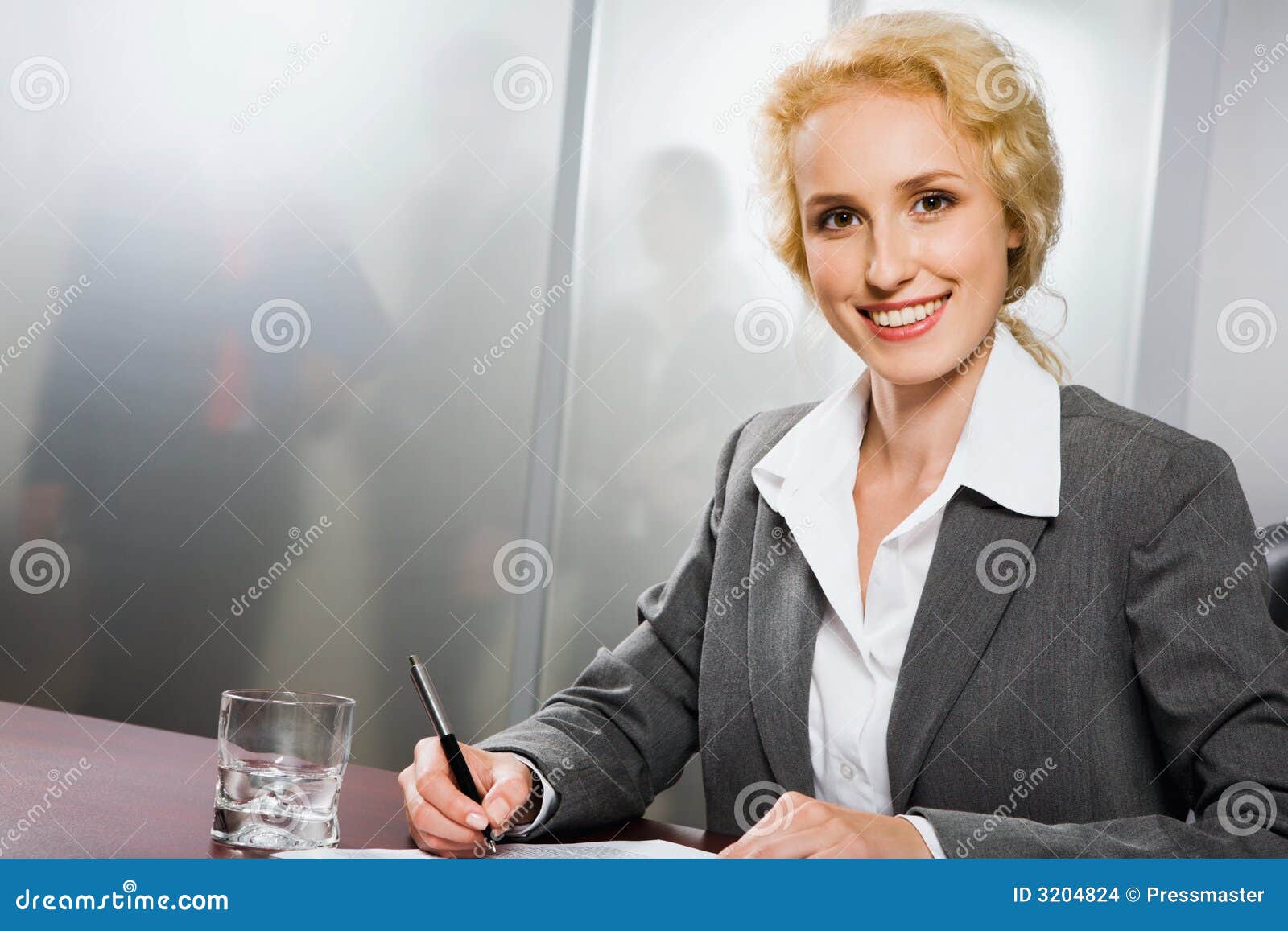 Beautiful Office Worker Stock Images Image 3204824