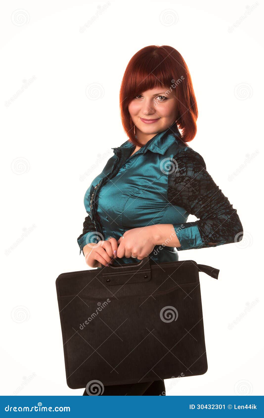 Beautiful Smiling Business Woman Holding Black Briefcase Stock Image ... Beautiful Smiling Business Woman Holding Black Briefcase Stock Image ...