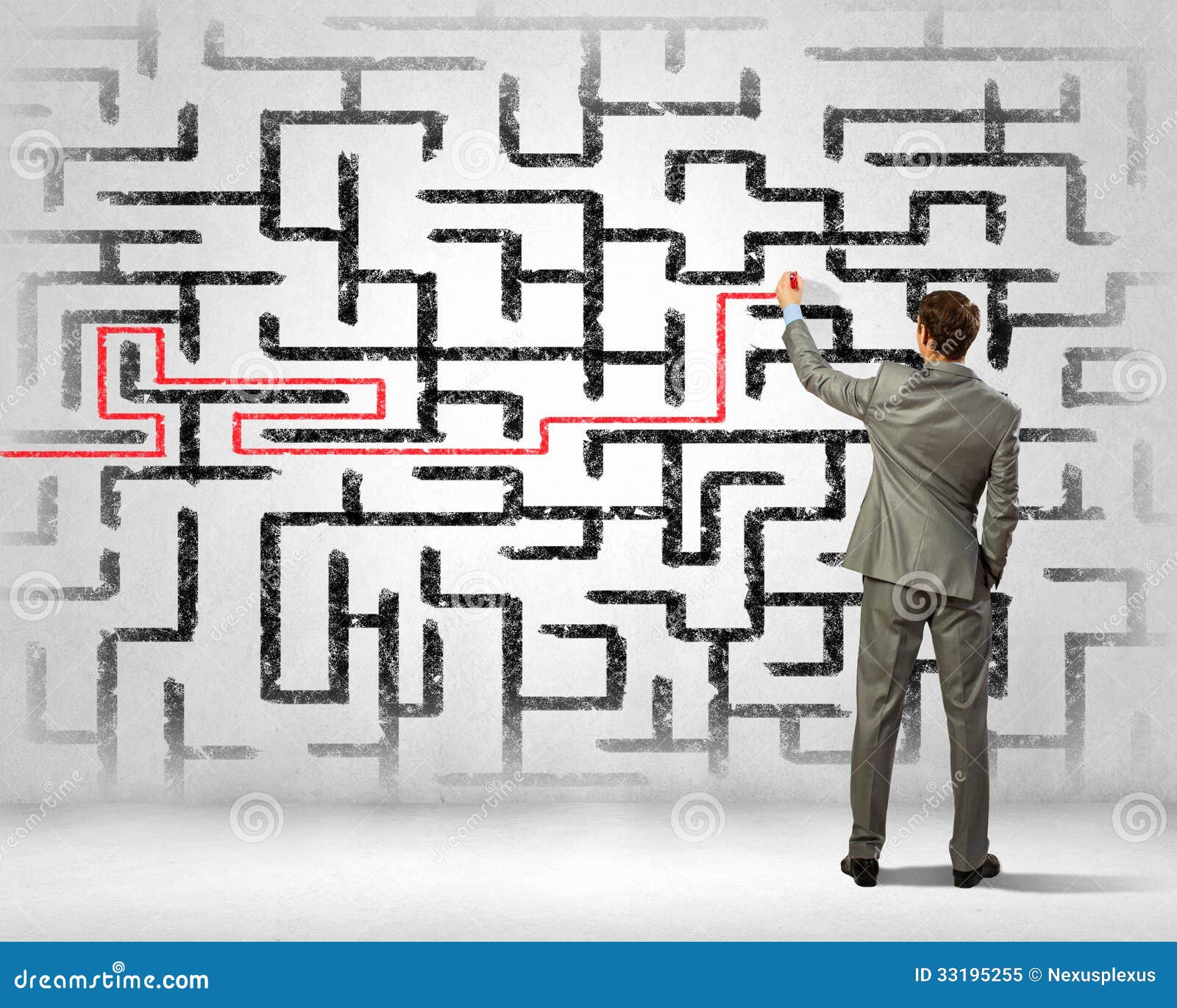 Businessman Solving Labyrinth Problem Royalty Free Stock Photo - Image ... Businessman Solving Labyrinth Problem Royalty Free Stock Photo - Image ...