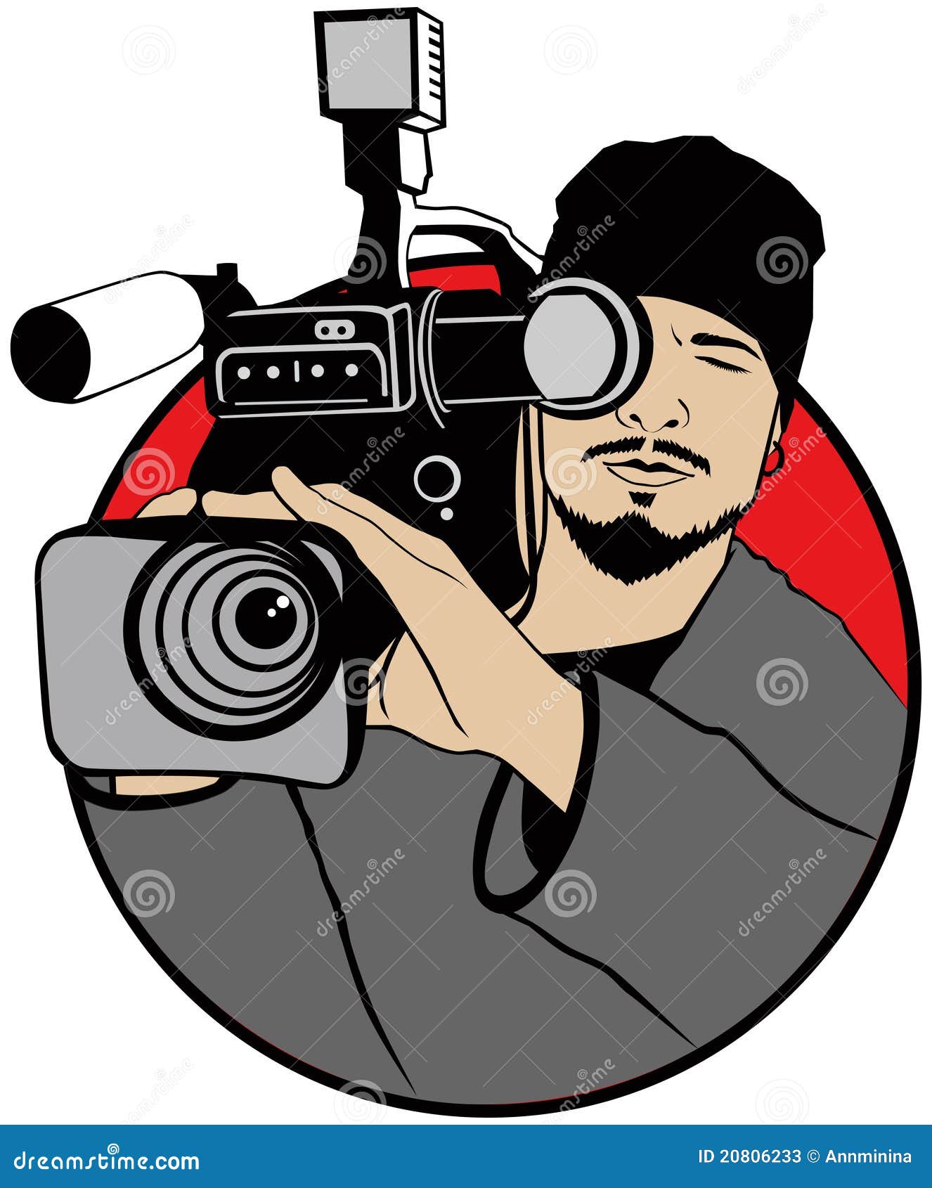 Photos stock: Cameraman. Image: 20806233 Photos stock: Cameraman. Image: 20806233