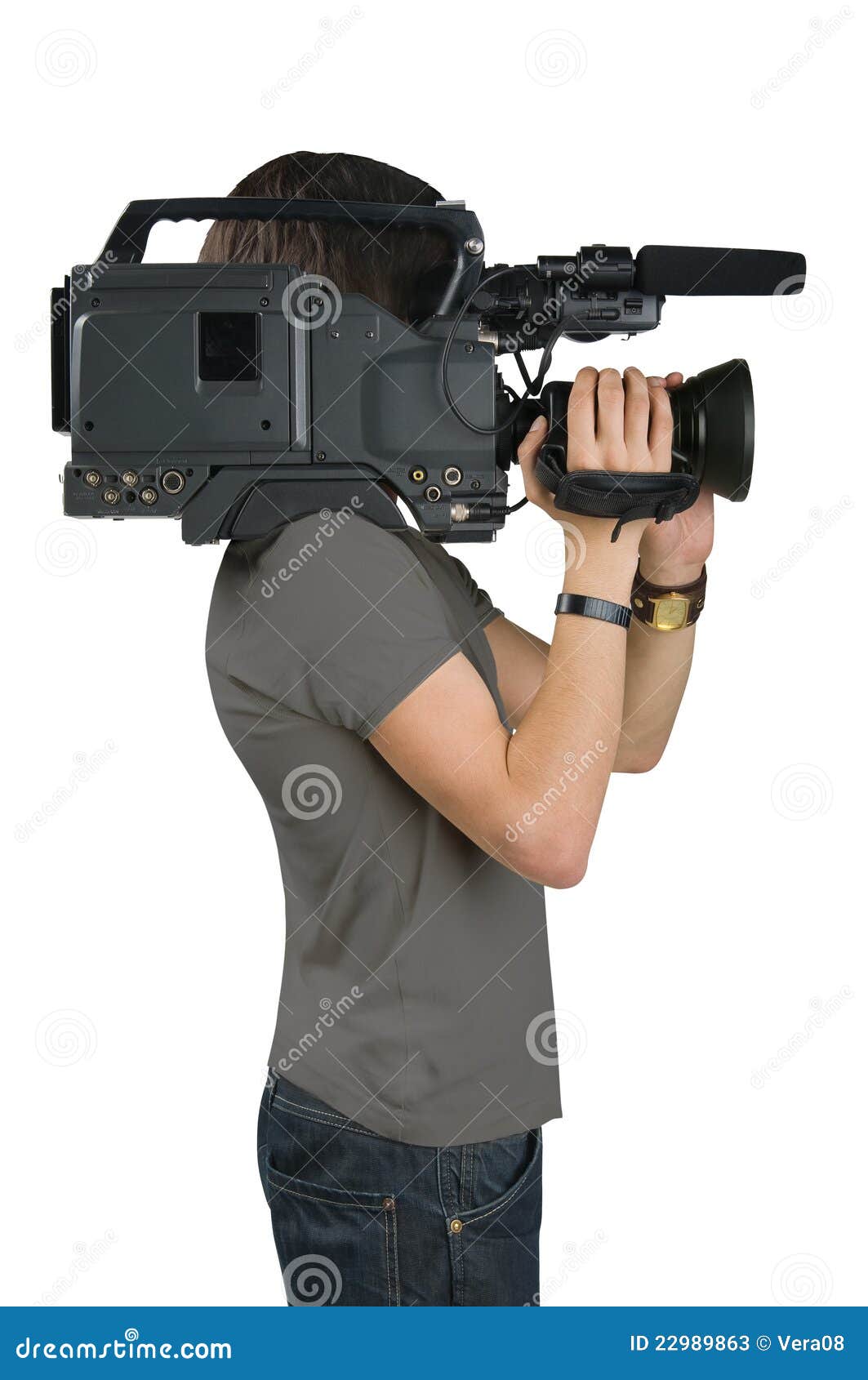 Cameraman. Stock Photos - Image: 22989863 Cameraman. Stock Photos - Image: 22989863