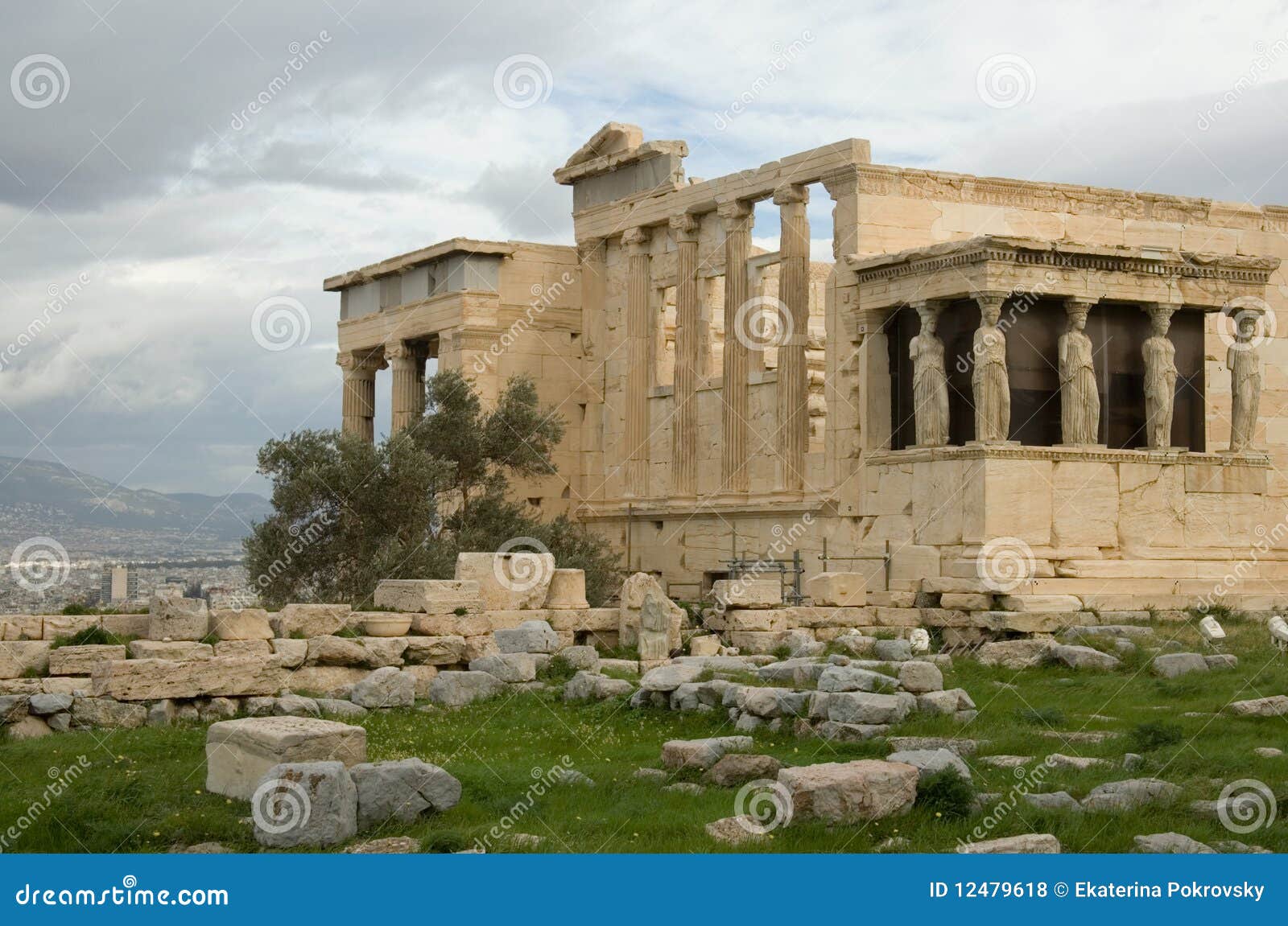 Caryatid Porch Of Erechtheum At Akropolis Royalty Free Stock Photos ... Caryatid Porch Of Erechtheum At Akropolis Royalty Free Stock Photos ...