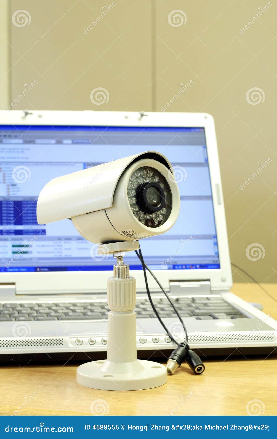 Cctv Camera And Computer Royalty Free Stock Image - Image: 4688556 Cctv Camera And Computer Royalty Free Stock Image - Image: 4688556