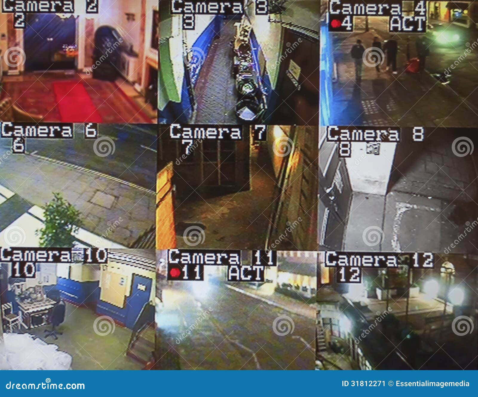Cctv Monitor Screen Stock Image - Image: 31812271 Cctv Monitor Screen Stock Image - Image: 31812271