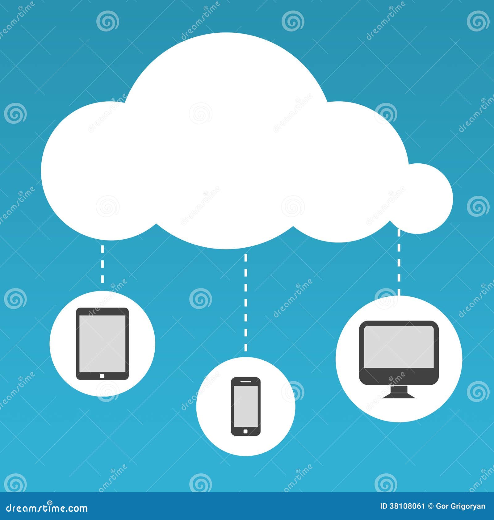 Cloud Computing Abstract Illustration Stock Image - Image: 38108061 Cloud Computing Abstract Illustration Stock Image - Image: 38108061