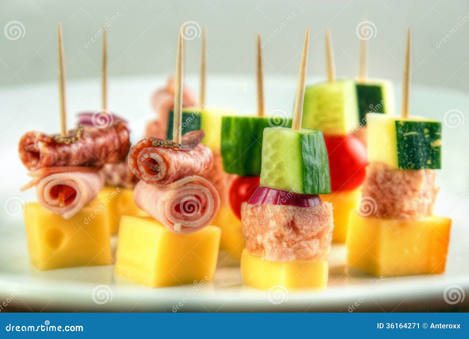 Cocktail Stick Snacks Stock Image Image 36164271