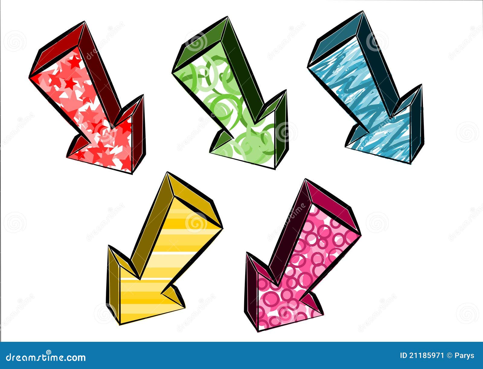 Colorful Arrows - Stock Image - Image: 21185971 Colorful Arrows - Stock Image - Image: 21185971