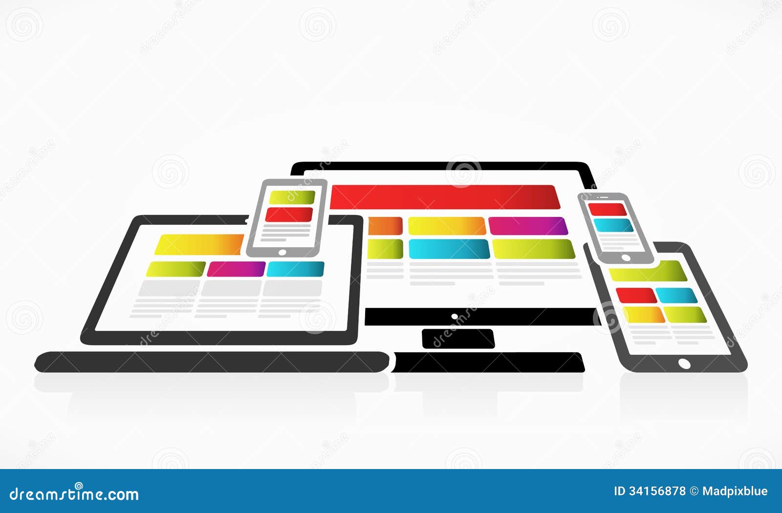 Colorful Web Design Royalty Free Stock Photos - Image: 34156878 Colorful Web Design Royalty Free Stock Photos - Image: 34156878