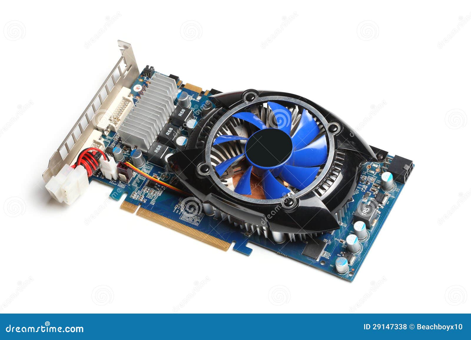 Computer Graphics Card On A White Royalty Free Stock Photos - Image ... Computer Graphics Card On A White Royalty Free Stock Photos - Image ...