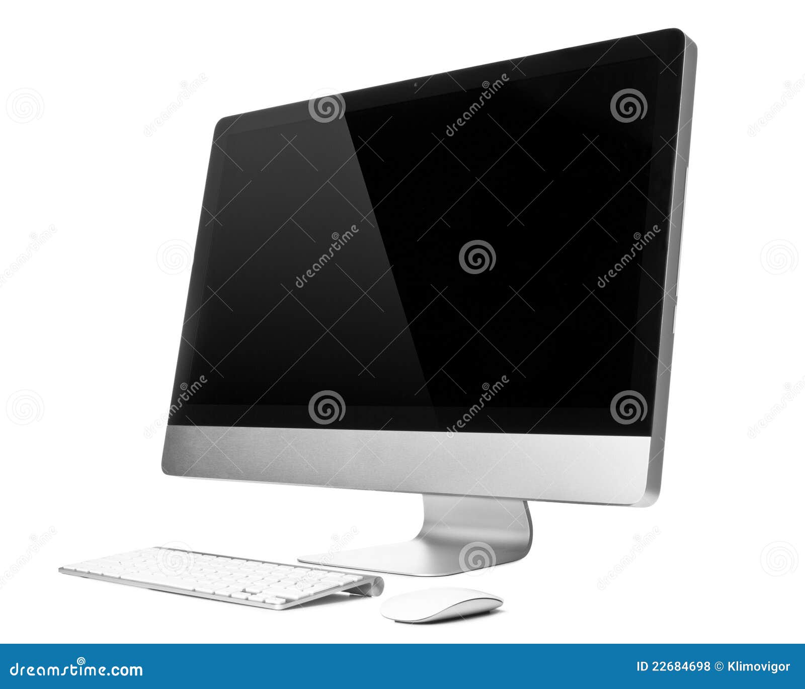 Desktop Computer With Wireless Keyboard And Mouse Royalty Free Stock ... Desktop Computer With Wireless Keyboard And Mouse Royalty Free Stock ...