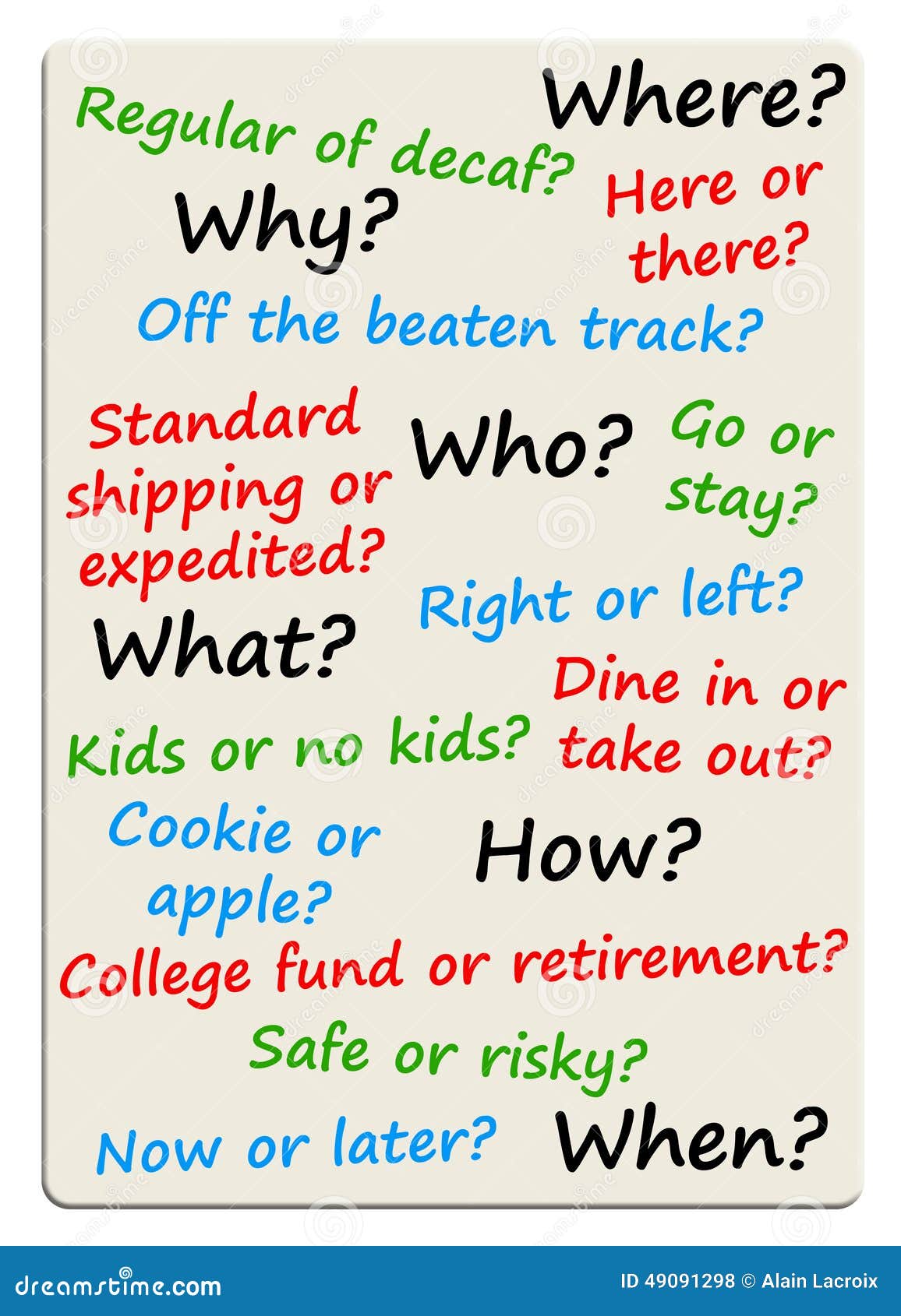 Difficult Choices Stock Illustration - Image: 49091298 Difficult Choices Stock Illustration - Image: 49091298