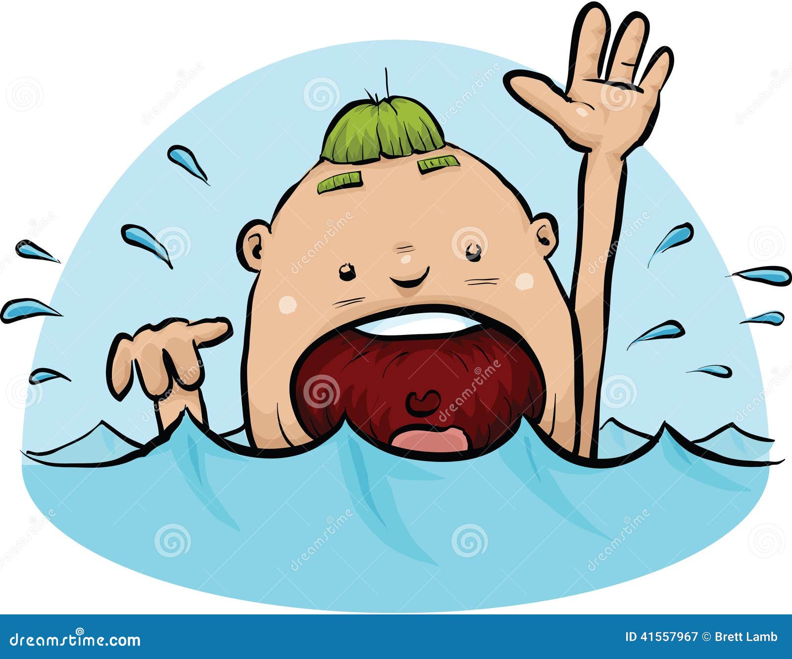 Drowning Man Stock Illustration - Image: 41557967 Drowning Man Stock Illustration - Image: 41557967