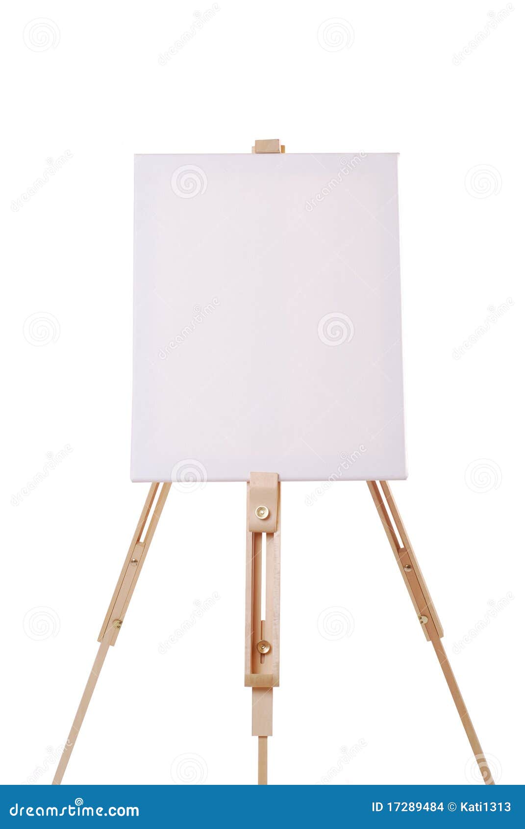 Easel With Canvas Stock Images Image 17289484