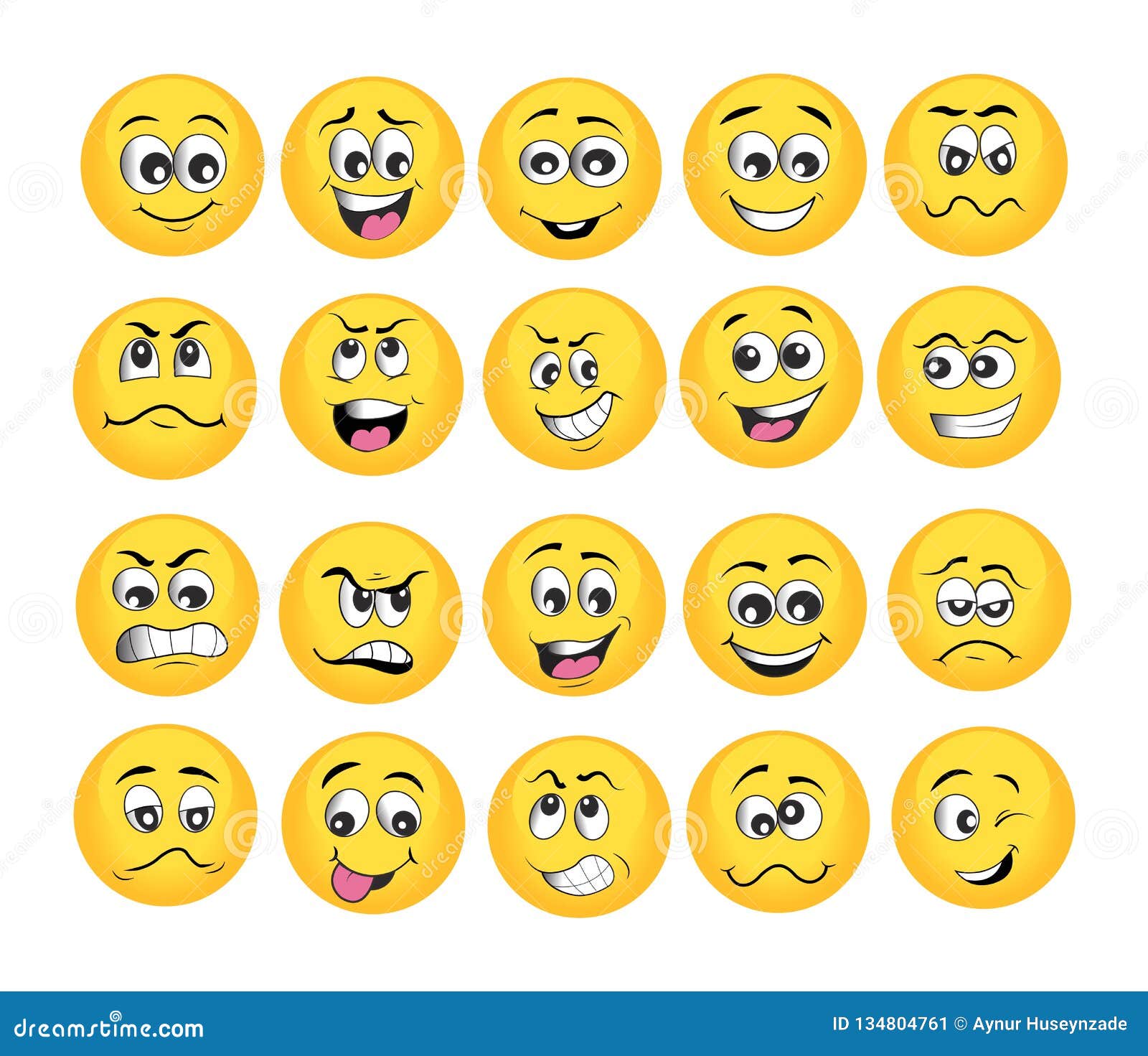 Ejemplo Del Vector Del Sistema Del Emoticon Ilustraci N Del Vector 9636 The Best Porn Website