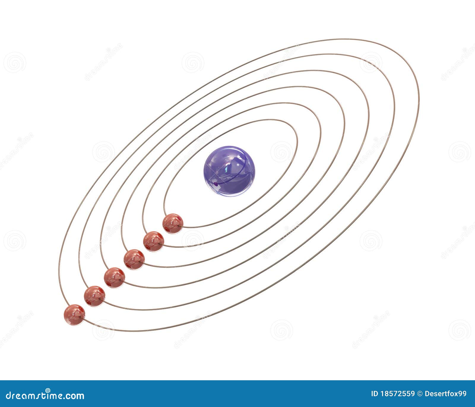 Electrons And Paths Around The Nucleus Royalty Free Stock Images ... Electrons And Paths Around The Nucleus Royalty Free Stock Images ...