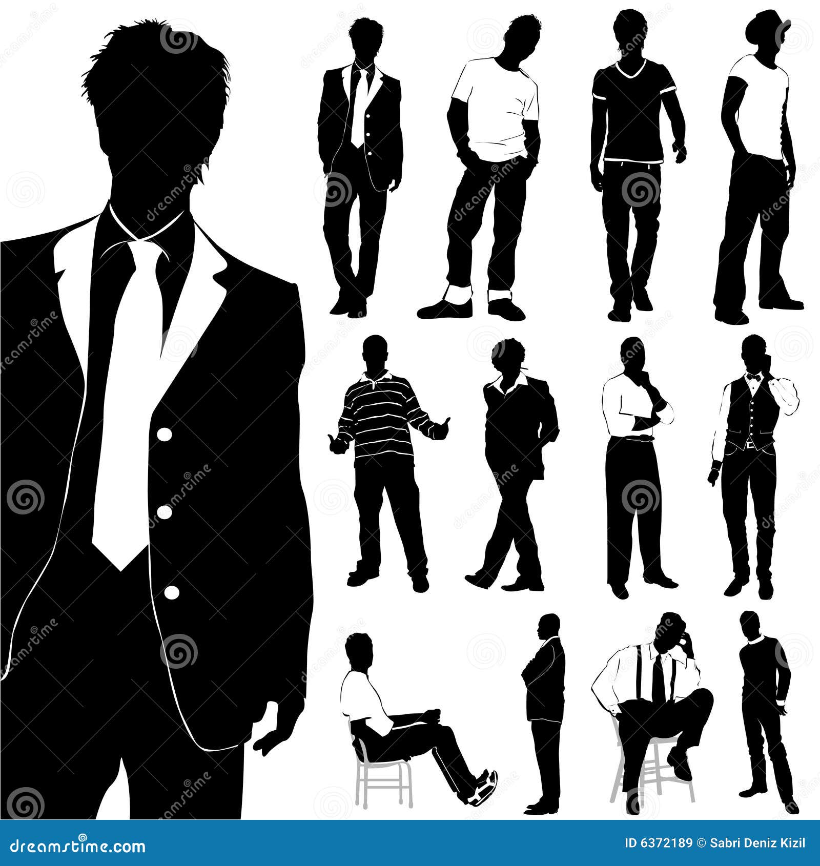 Fashion Men Vector Royalty Free Stock Images Image 6372189