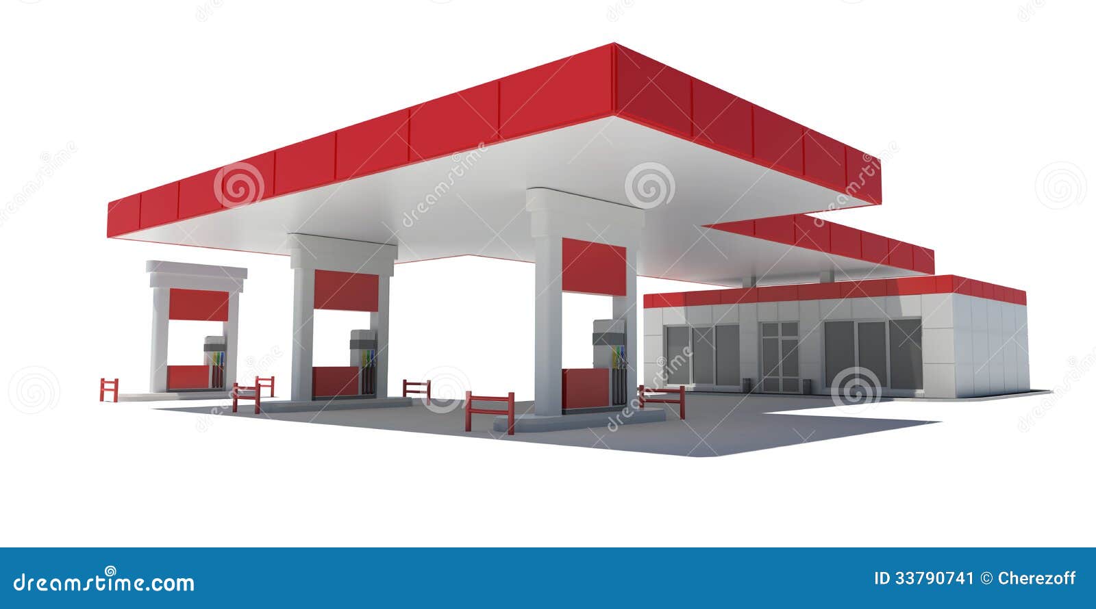 Gas Station Stock Image Image 33790741