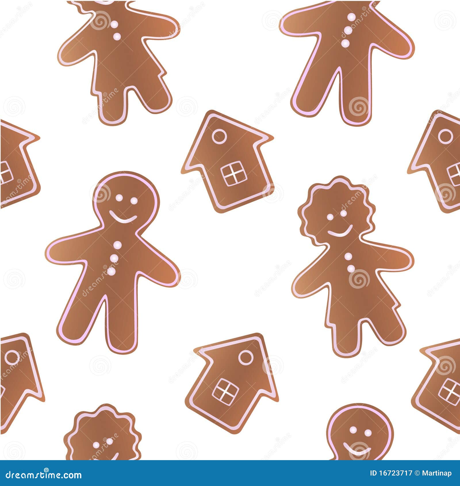 Gingerbread Seamless Pattern Royalty Free Stock Photography - Image ... Gingerbread Seamless Pattern Royalty Free Stock Photography - Image ...