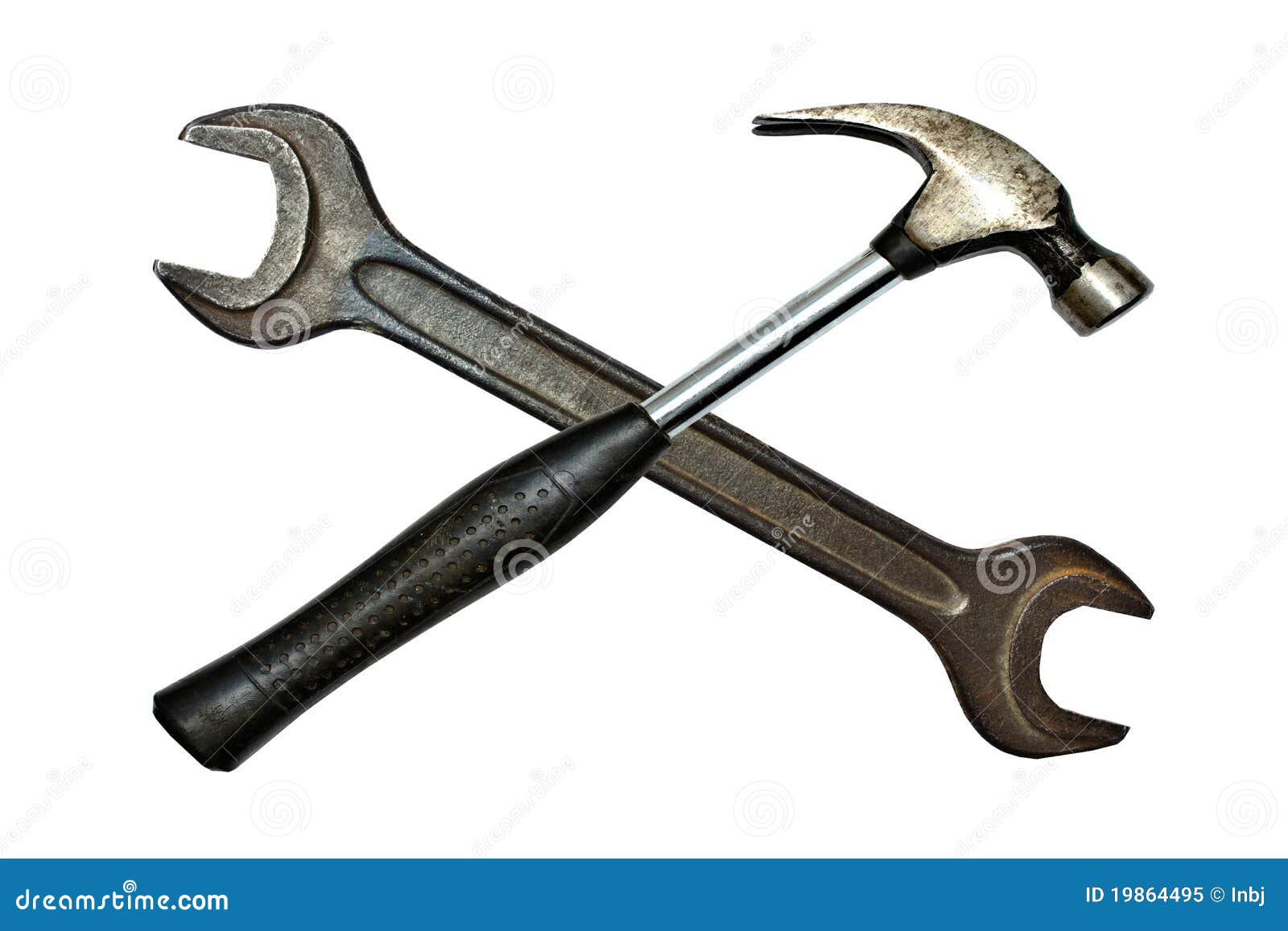 Hammer And Wrench Royalty Free Stock Photo - Image: 19864495 Hammer And Wrench Royalty Free Stock Photo - Image: 19864495