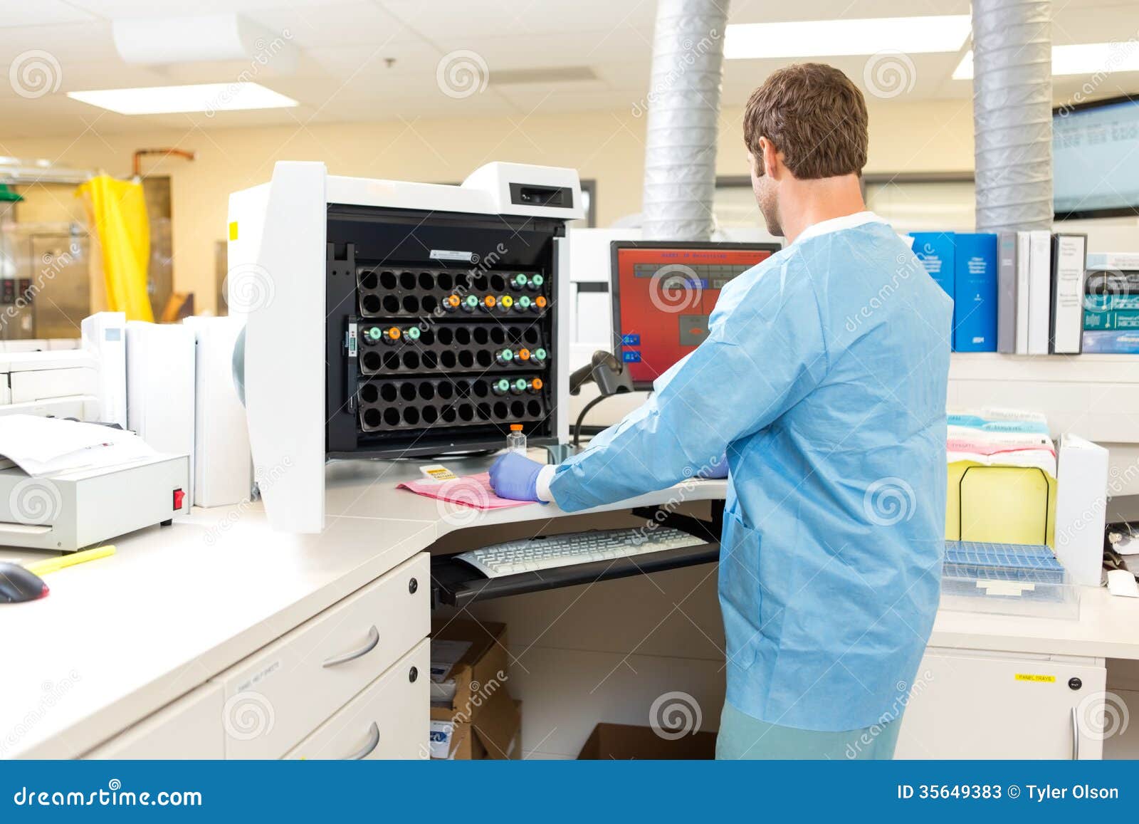Hematology Analysis In Hospital Laboratory Stock Photos - Image: 35649383 Hematology Analysis In Hospital Laboratory Stock Photos - Image: 35649383