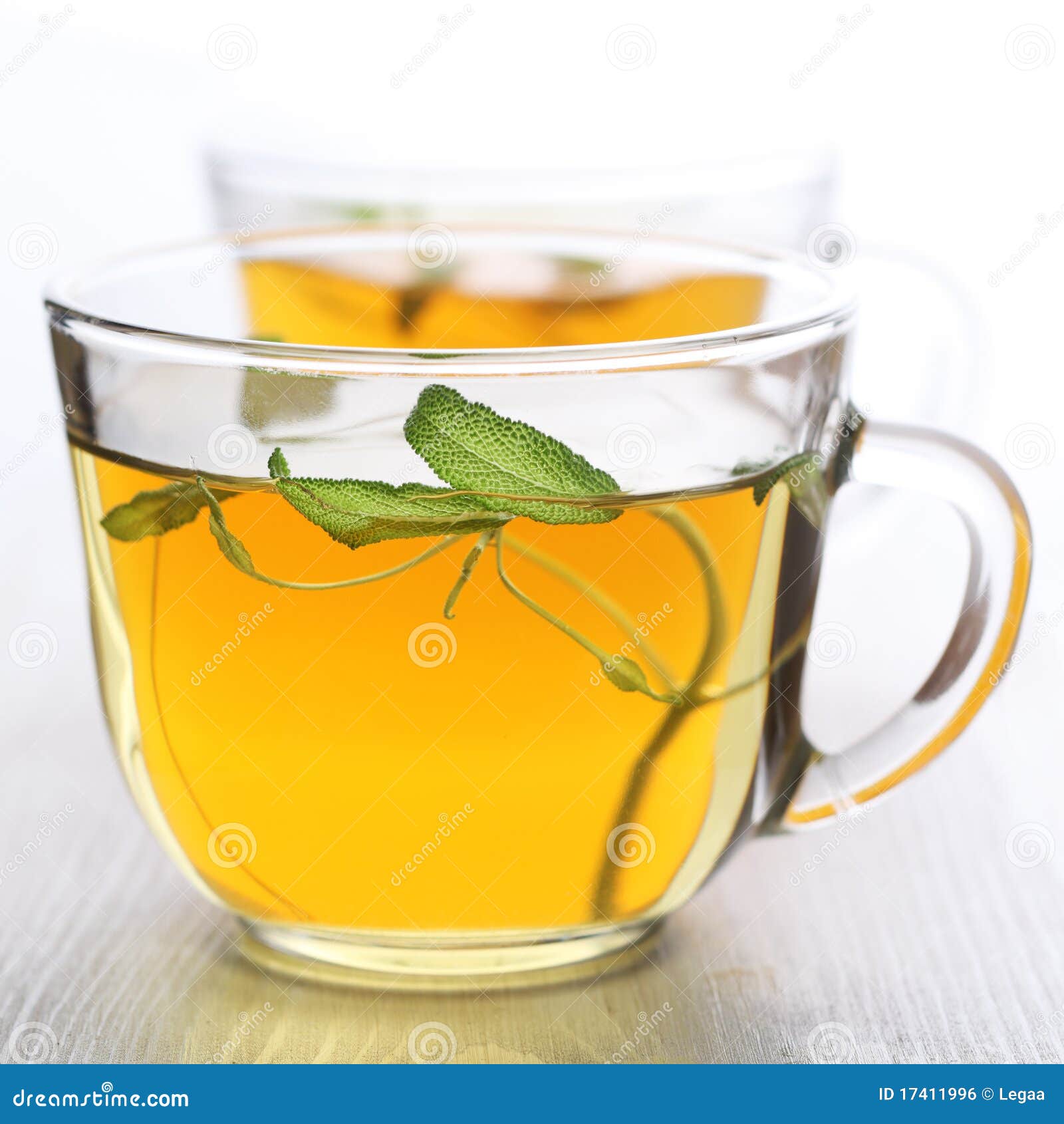 Herbal Tea Leaf For Glass Cup Royalty Free Stock Image Image 17411996