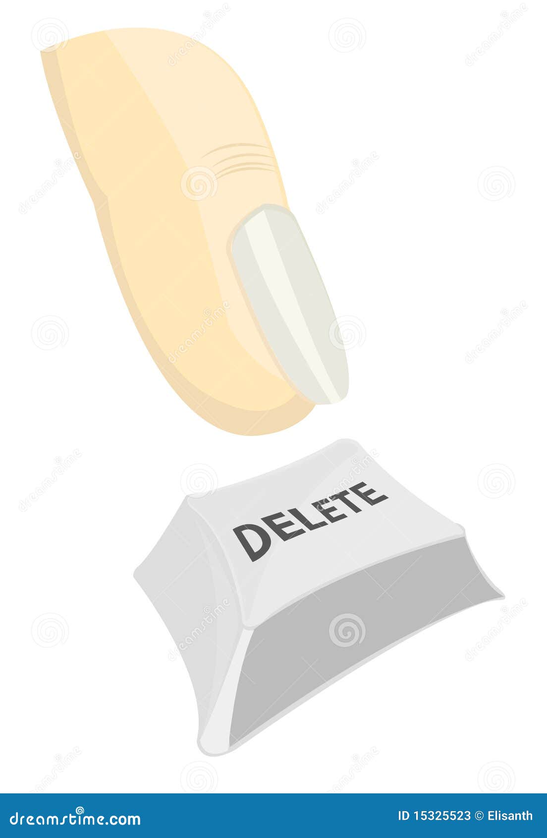 Illustration Of Finger Pushing Delete Stock Photos - Image: 15325523 Illustration Of Finger Pushing Delete Stock Photos - Image: 15325523