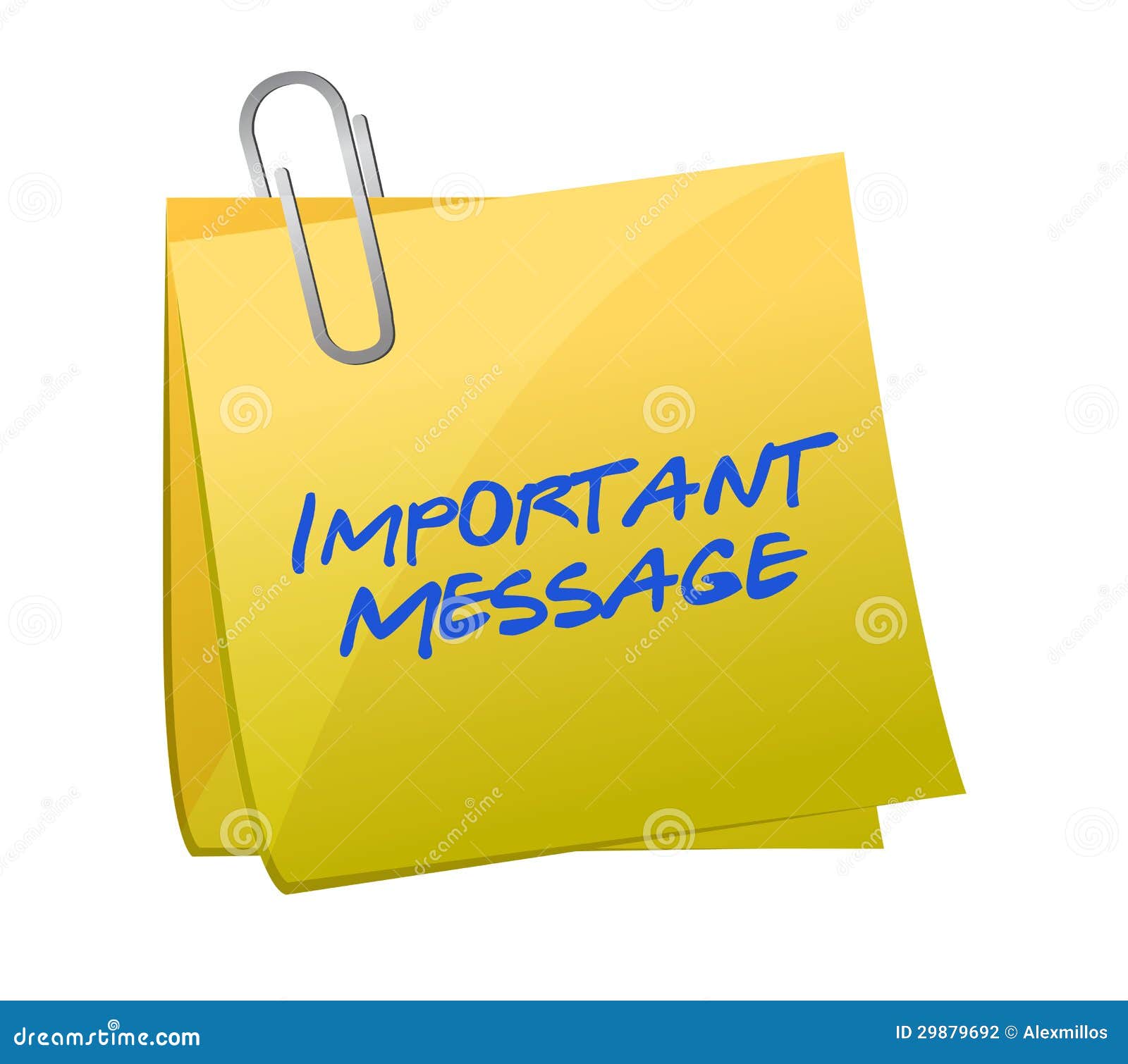 Important Messages Concept On A Post-it Stock Photography - Image: 29879692 Important Messages Concept On A Post-it Stock Photography - Image: 29879692