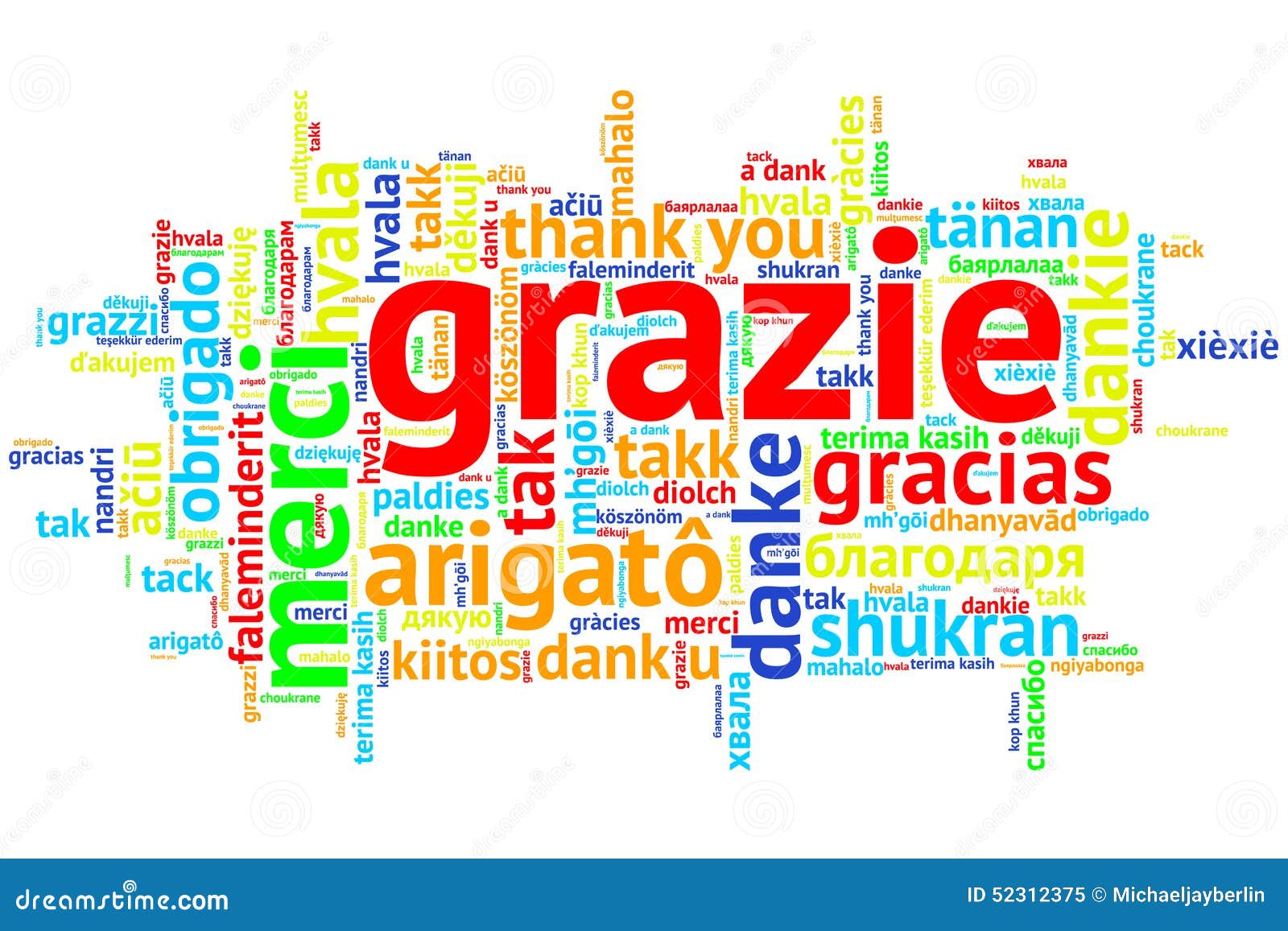 Italian - Grazie, Open Word Cloud, Thanks, On White Stock Illustration ... Italian - Grazie, Open Word Cloud, Thanks, On White Stock Illustration ...