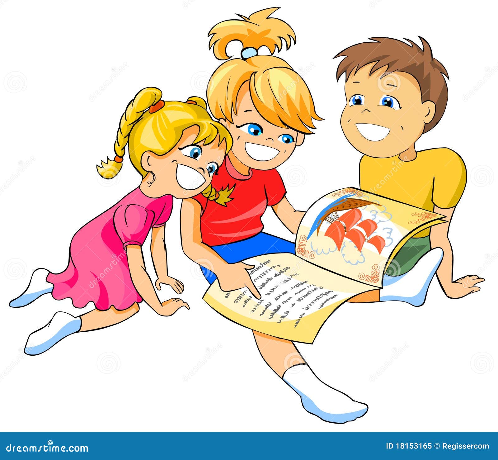 Kinder, Die Ein Buch Lesen. Lizenzfreies Stockfoto - Bild: 18153165 Kinder, Die Ein Buch Lesen. Lizenzfreies Stockfoto - Bild: 18153165