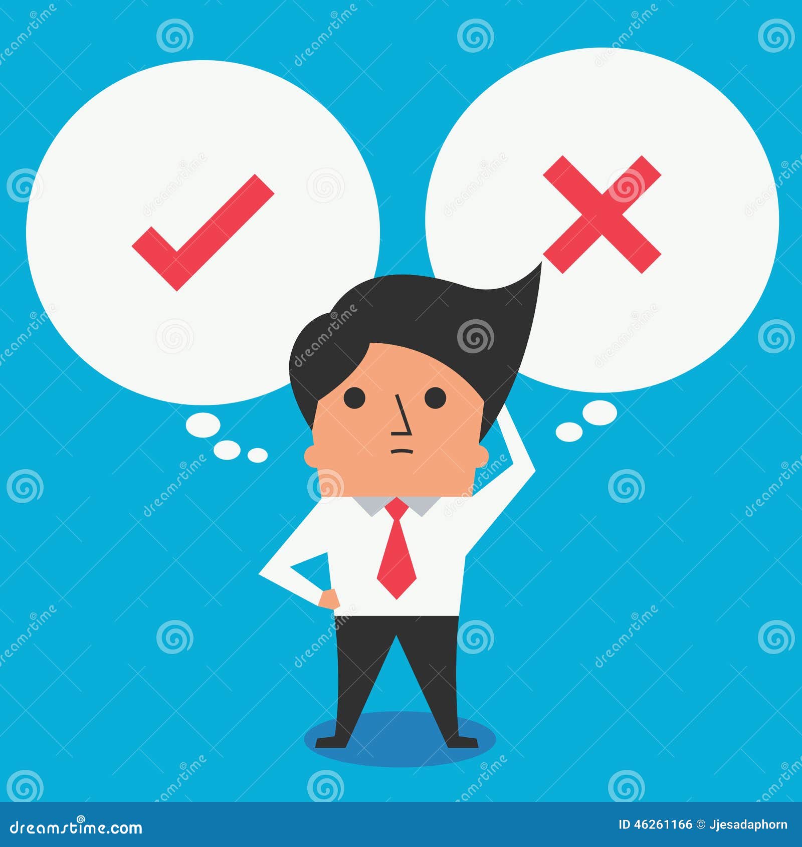 Making Decision Stock Vector Image 46261166