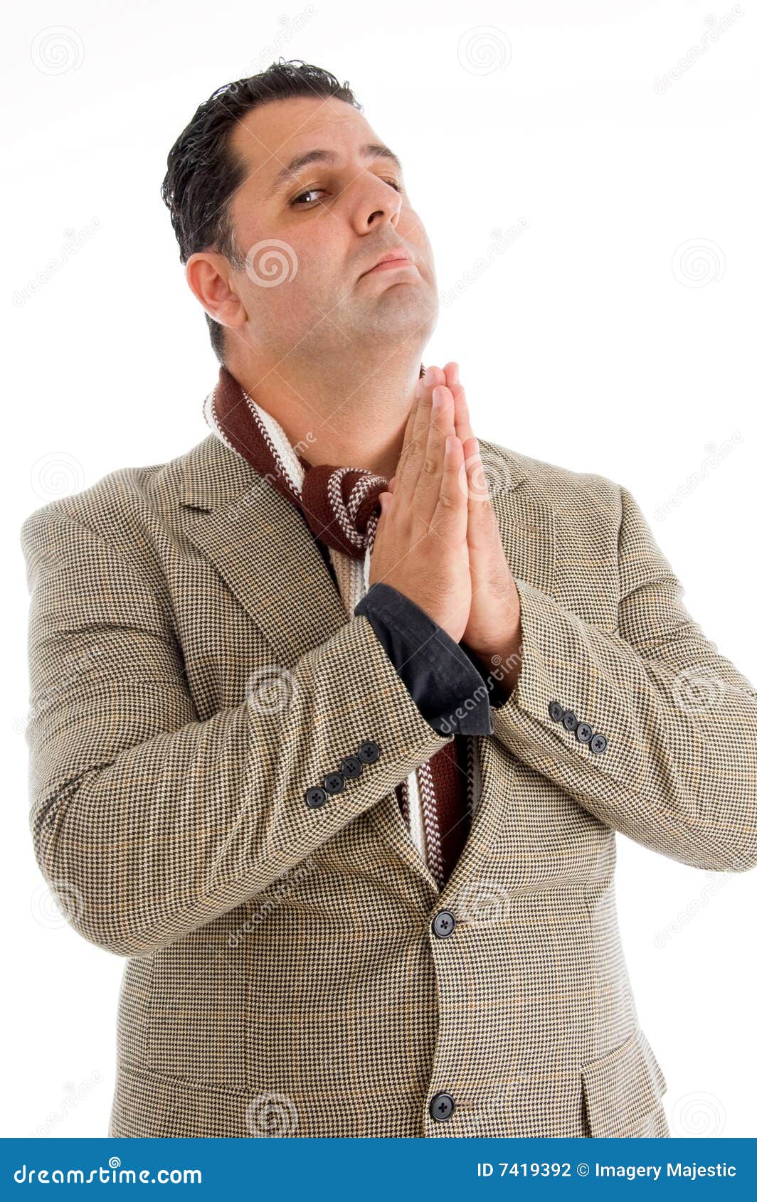 Man With Folded Hands Stock Photography - Image: 7419392 Man With Folded Hands Stock Photography - Image: 7419392