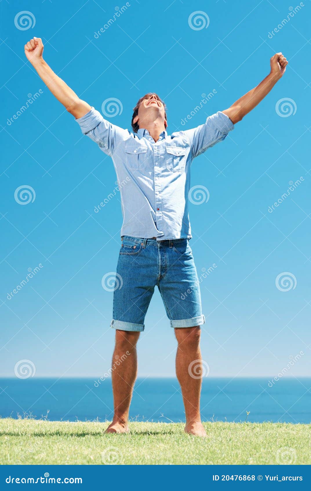 Royalty Free Stock Photos: Man in park with arms outstretched. Image ... Royalty Free Stock Photos: Man in park with arms outstretched. Image ...
