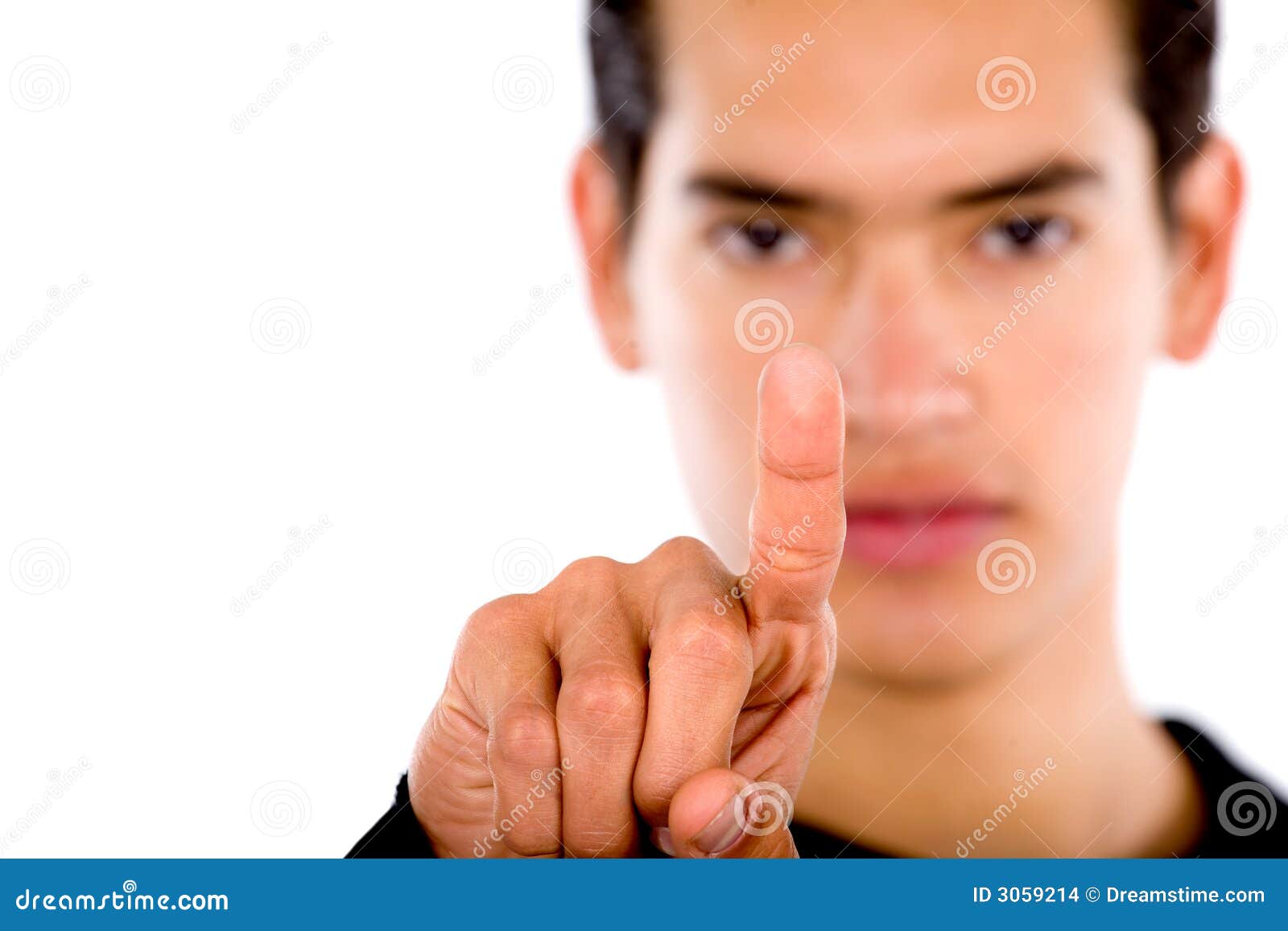 Man Pressing A Button Stock Images - Image: 3059214 Man Pressing A Button Stock Images - Image: 3059214