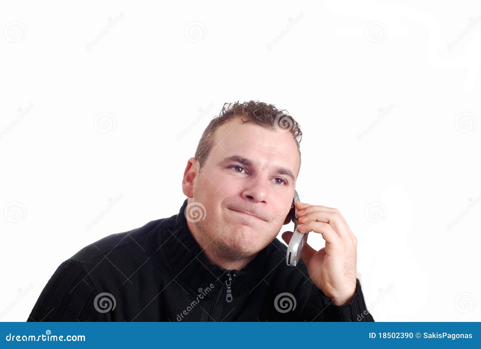 Man Talking On His Mobile Stock Photo - Image: 18502390 Man Talking On His Mobile Stock Photo - Image: 18502390