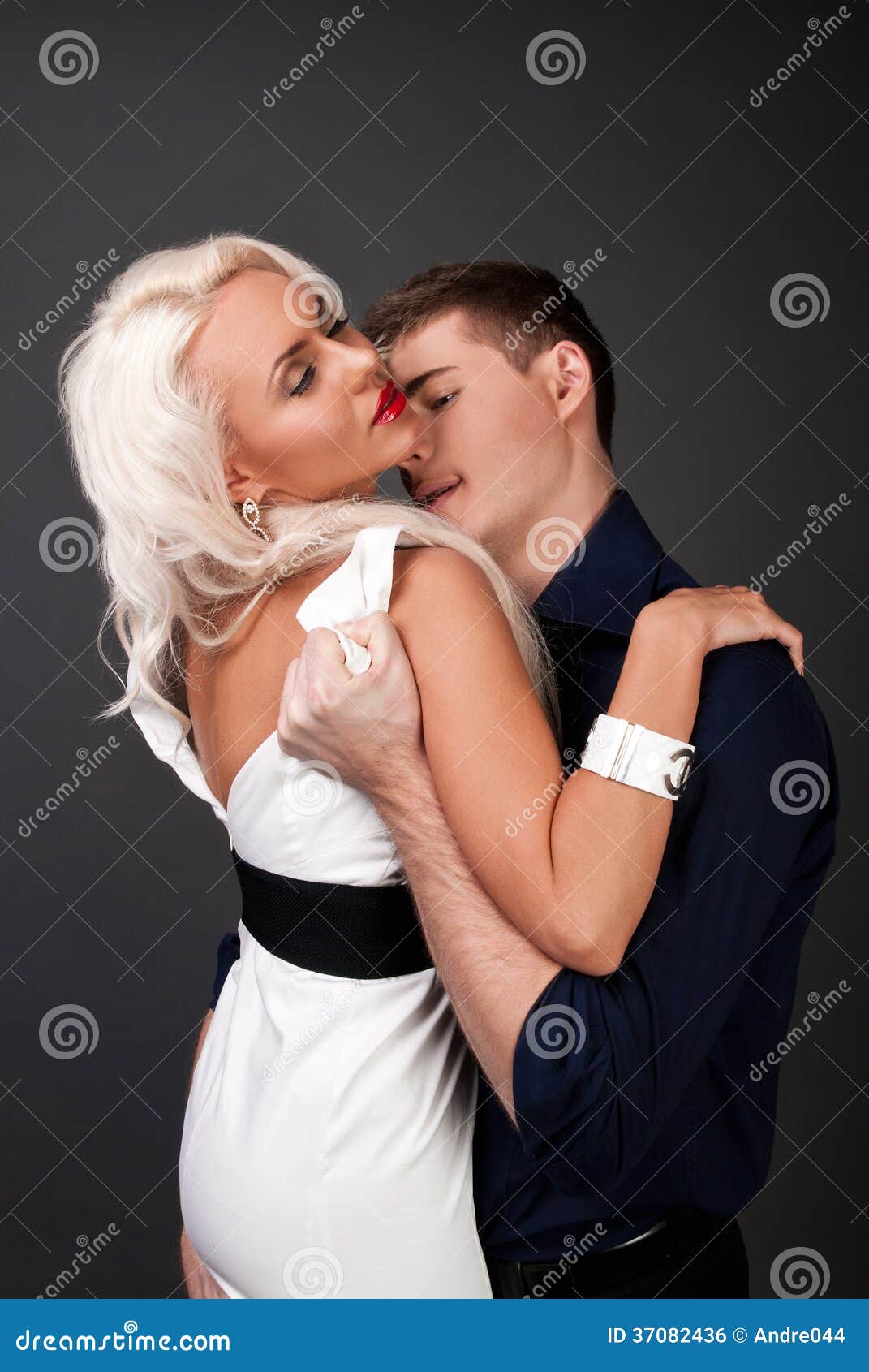 Mann Und Frauenliebe Heiße Liebesgeschichte Lizenzfreies Stockbild