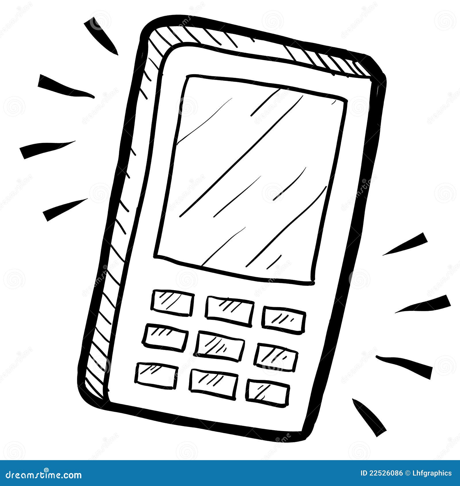 Mobile Device Or Smartphone Sketch Royalty Free Stock Image - Image ... Mobile Device Or Smartphone Sketch Royalty Free Stock Image - Image ...