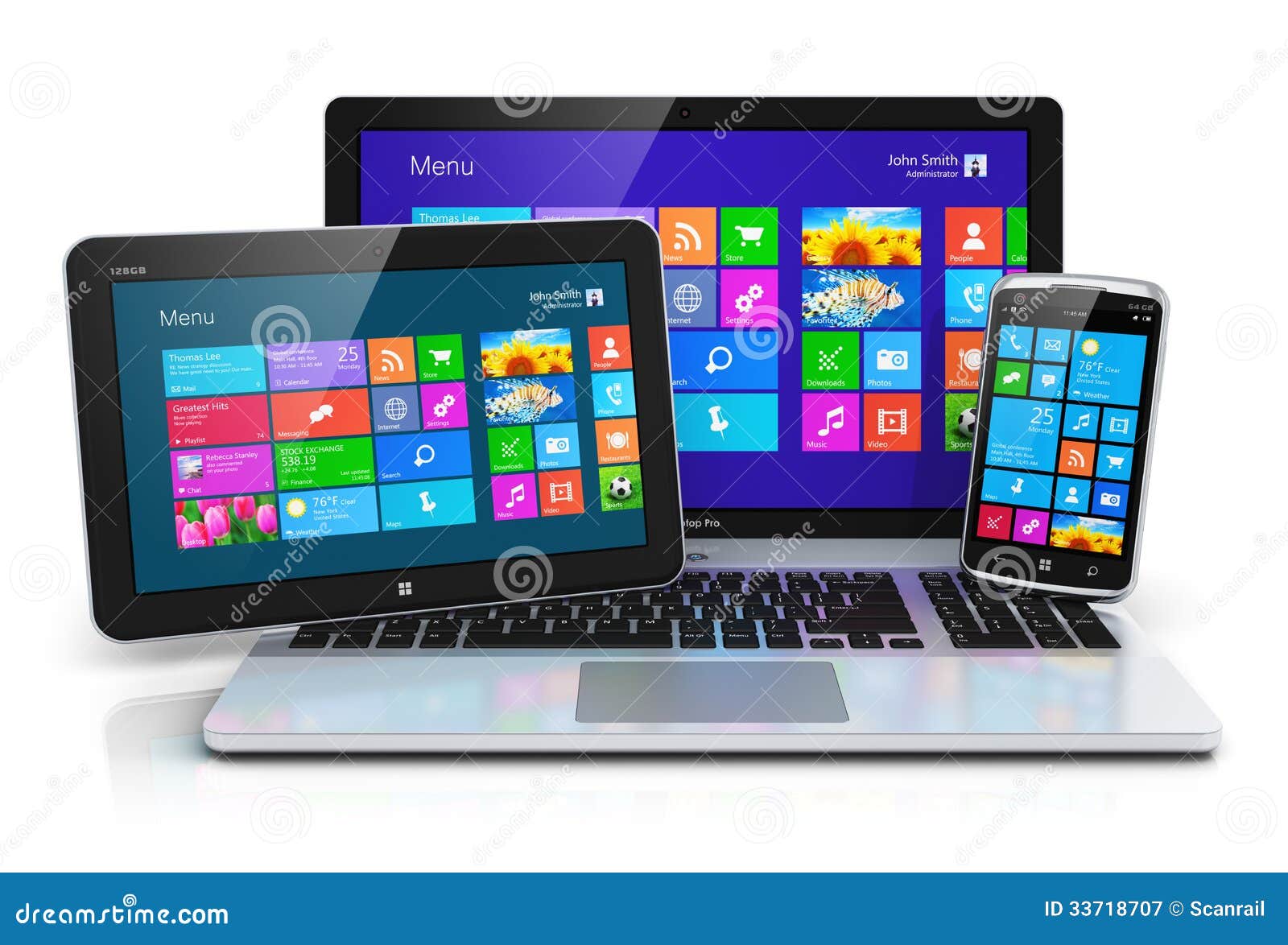 Mobile Devices With Touchscreen Interface Royalty Free Stock ... Mobile Devices With Touchscreen Interface Royalty Free Stock ...