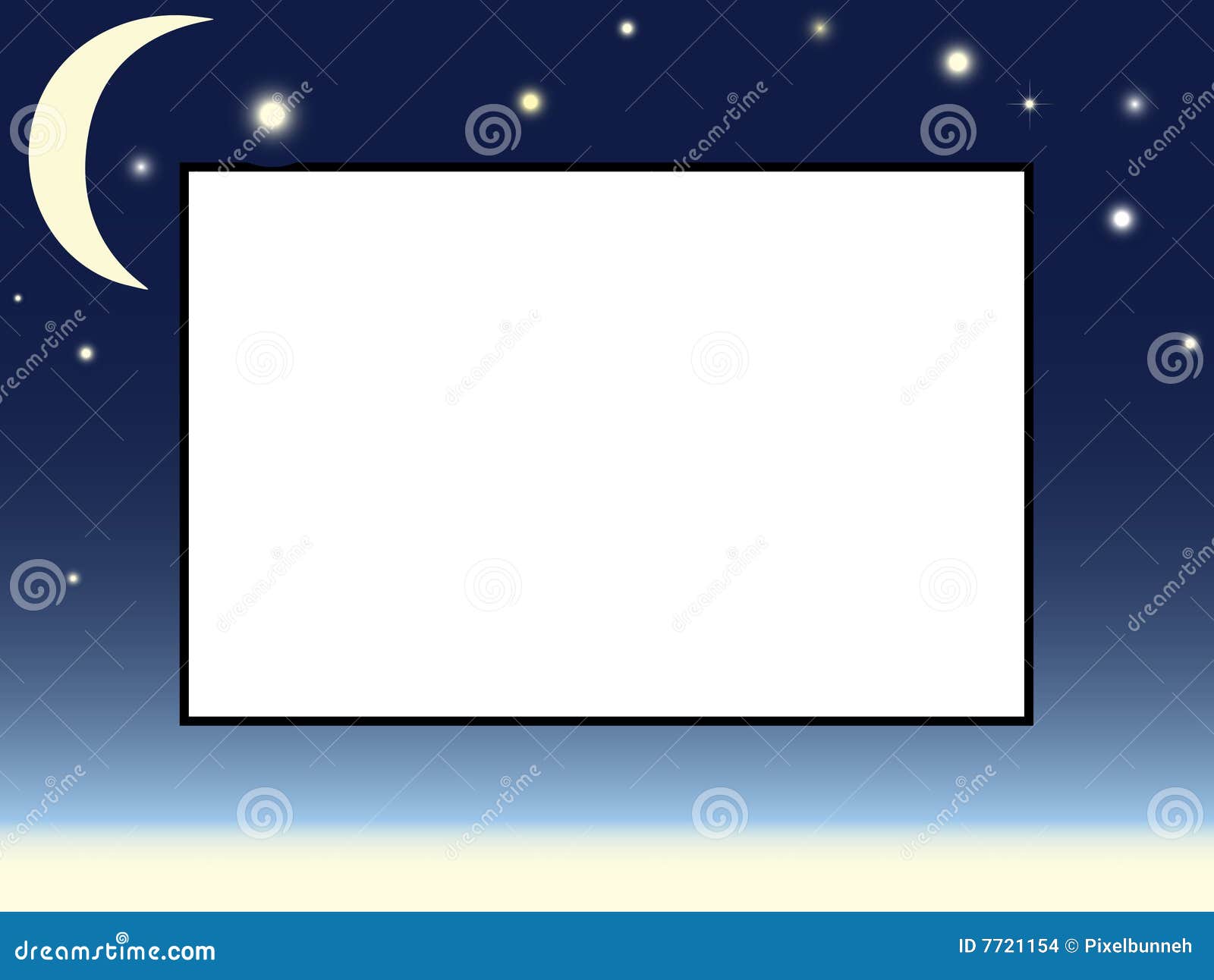 Moon And Stars Picture Frame Stock Images - Image: 7721154 Moon And Stars Picture Frame Stock Images - Image: 7721154