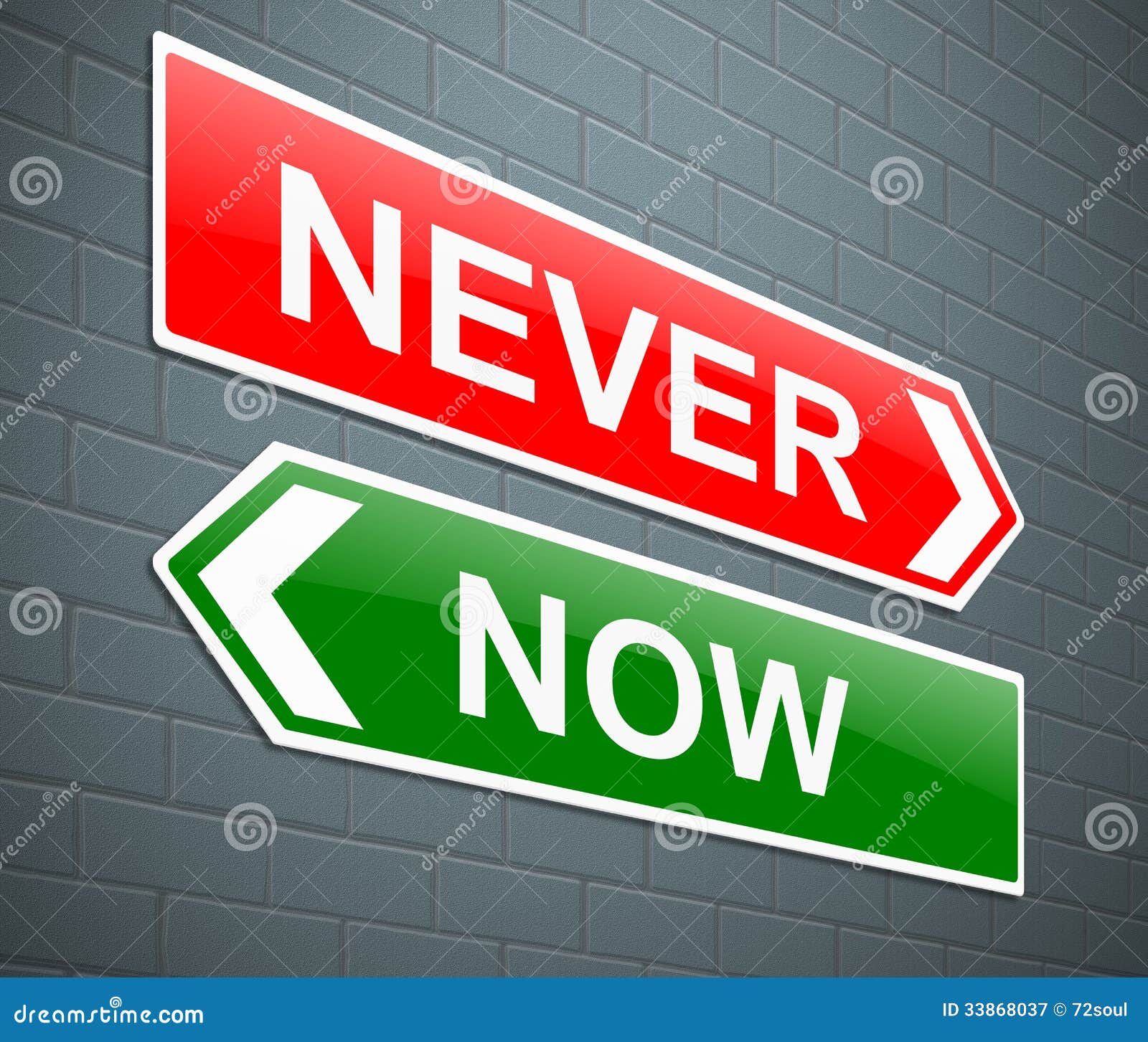 Now Or Never. Royalty Free Stock Photography - Image: 33868037 Now Or Never. Royalty Free Stock Photography - Image: 33868037