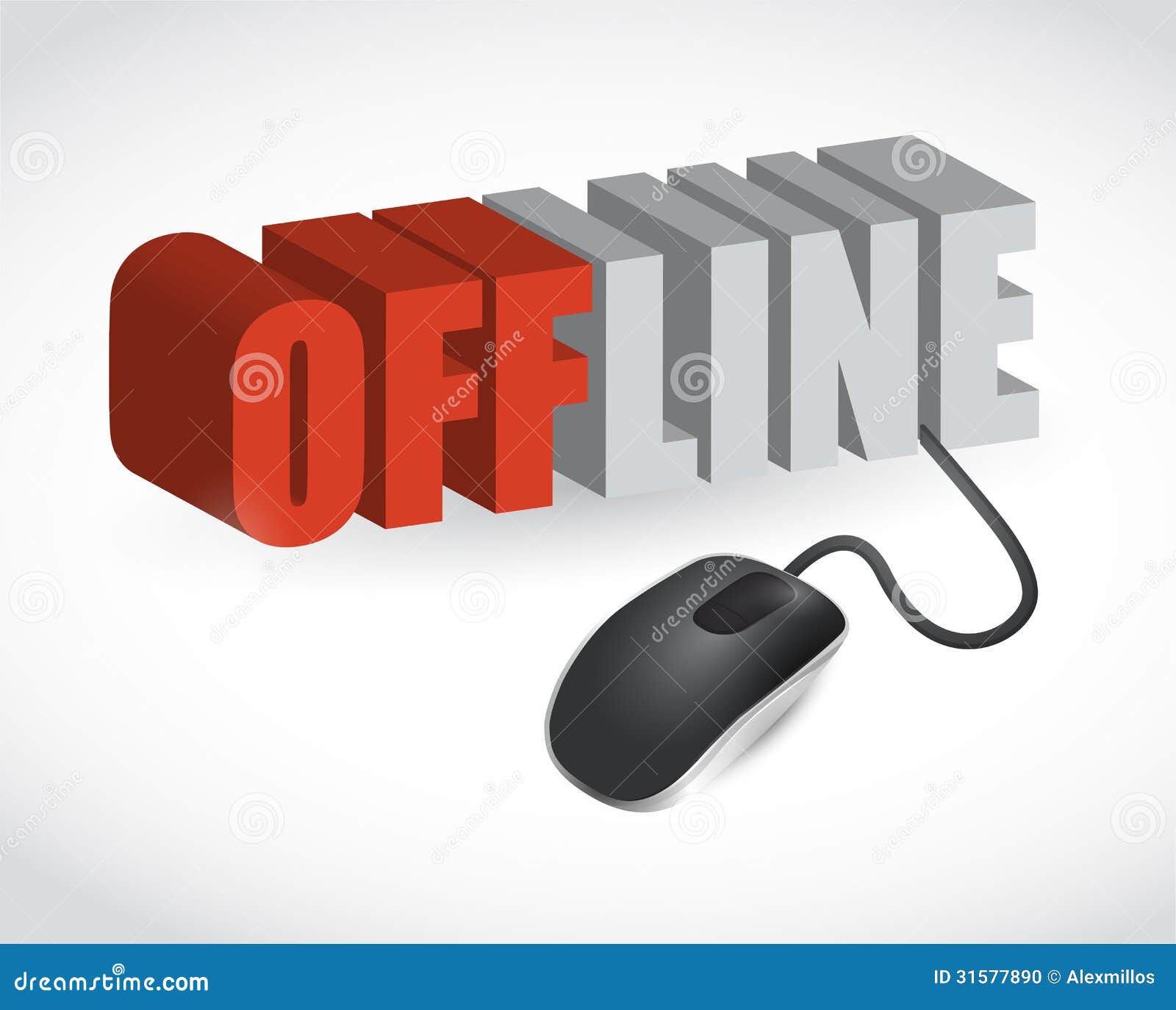Offline Sign And Mouse Illustration Design Stock Photo - Image: 31577890 Offline Sign And Mouse Illustration Design Stock Photo - Image: 31577890