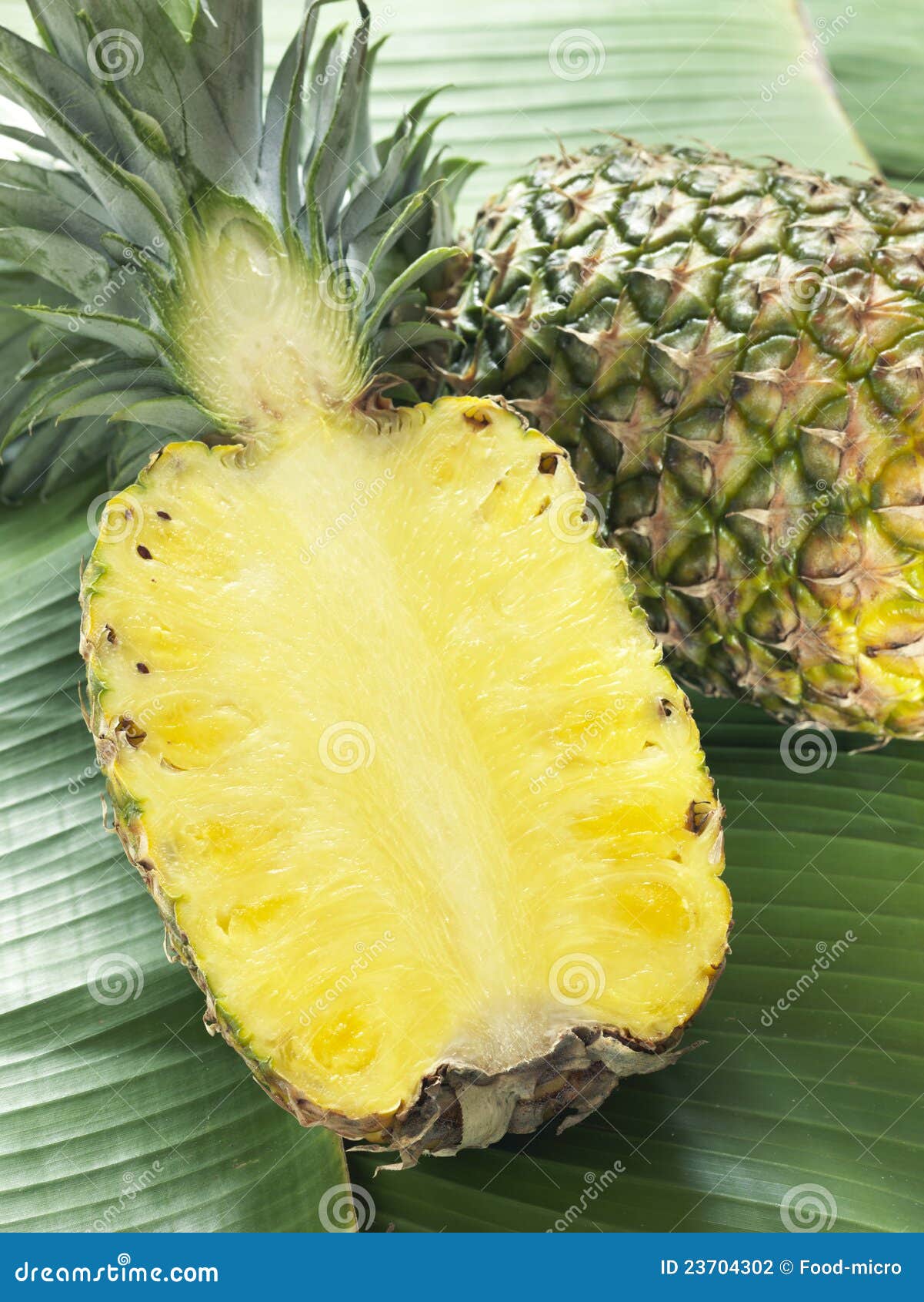 Pineapple Cut In Half