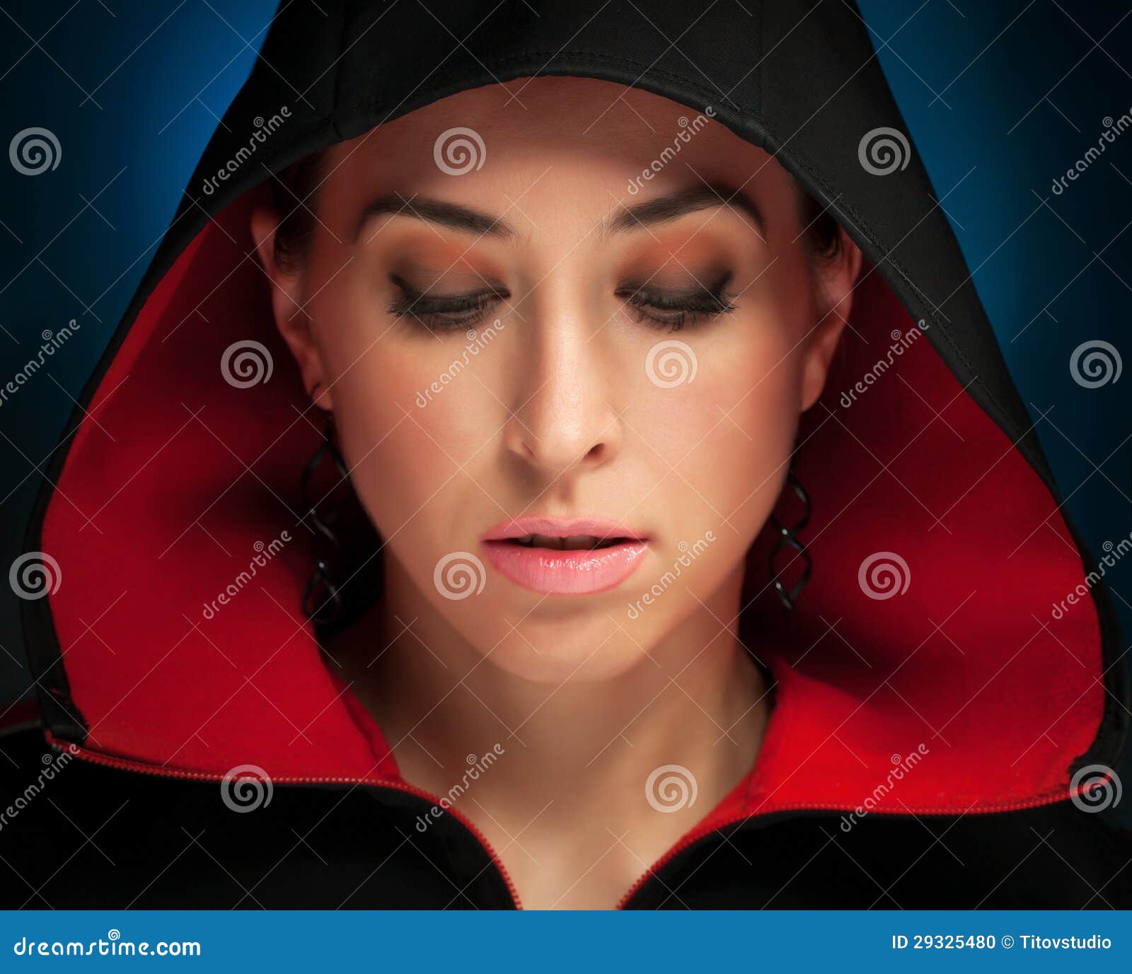 Portrait Of A Beautiful Mysterious Woman Stock Photo - Image: 29325480 Portrait Of A Beautiful Mysterious Woman Stock Photo - Image: 29325480