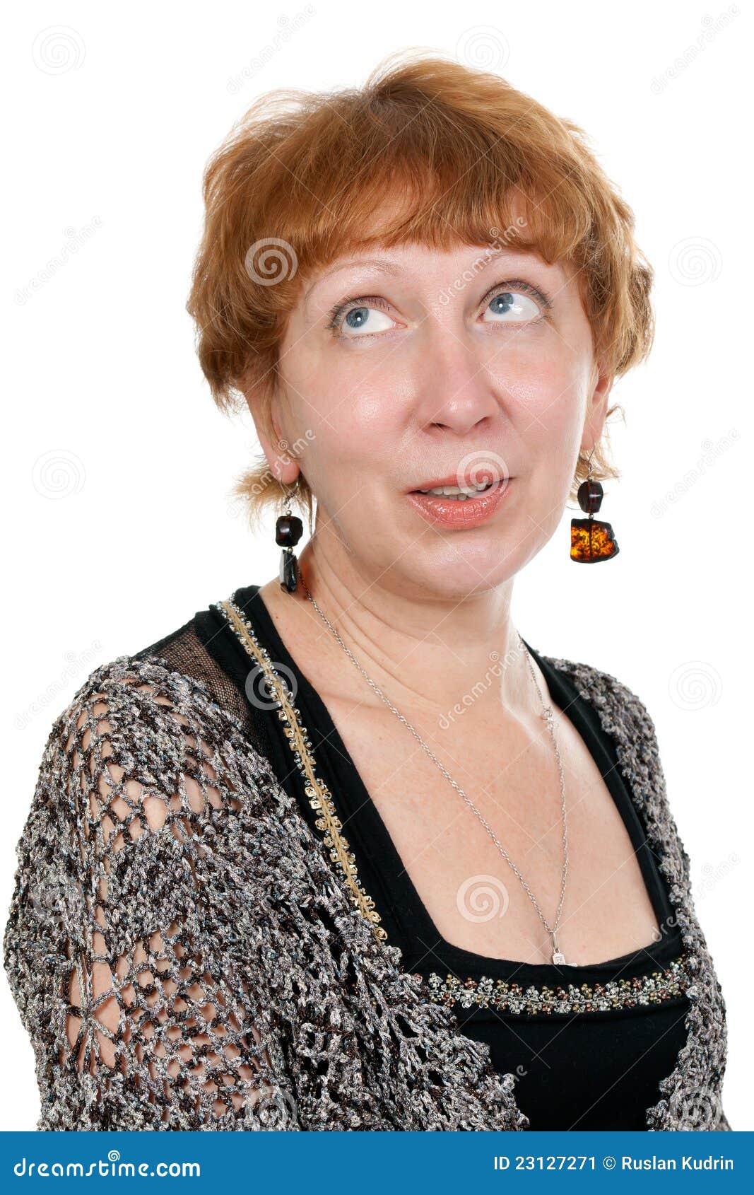 Portrait Of Middle-aged Woman In The Studio Stock Image - Image: 23127271 Portrait Of Middle-aged Woman In The Studio Stock Image - Image: 23127271