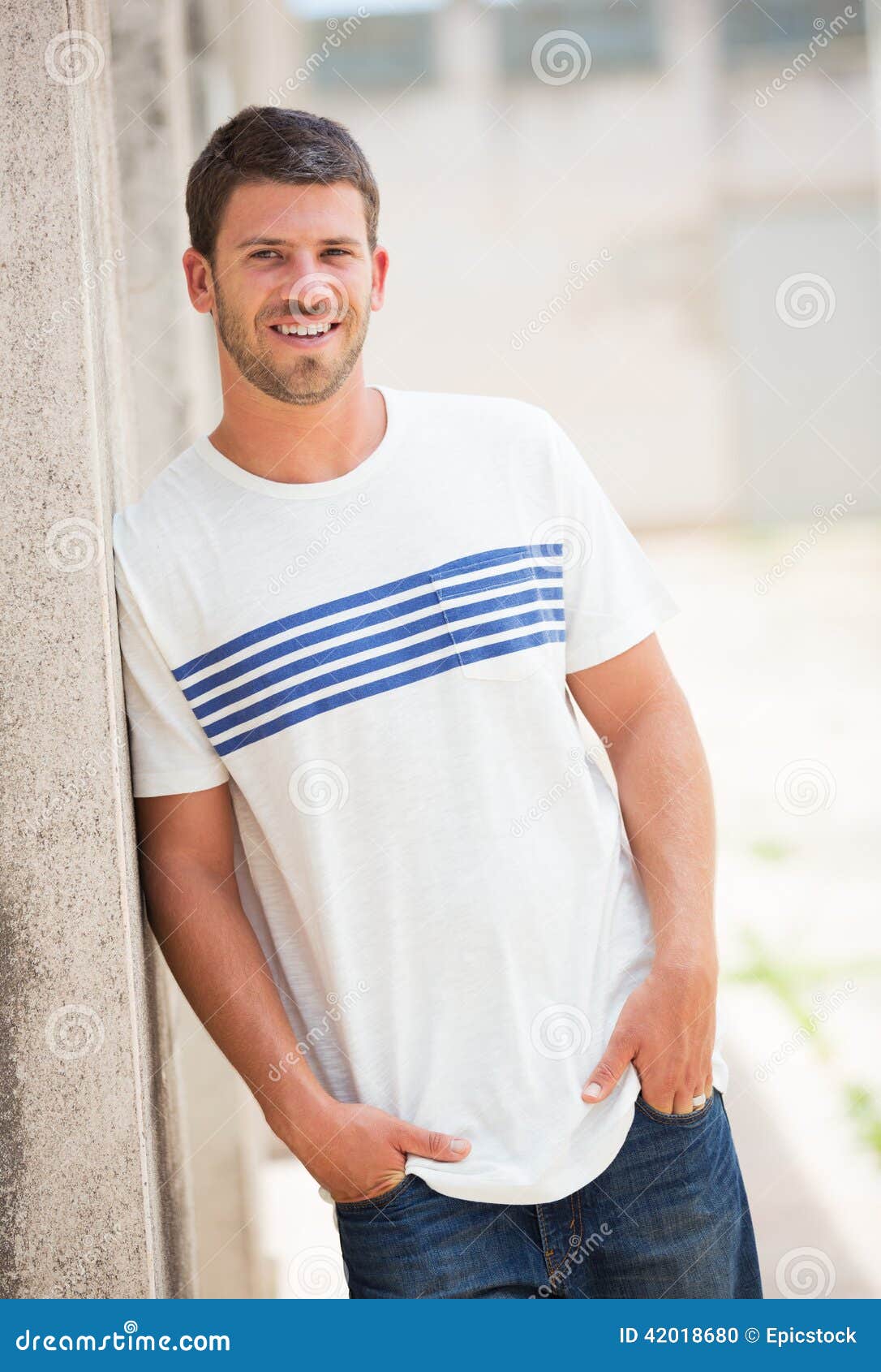 Portrait of young man in 20s Portrait of young man in 20s