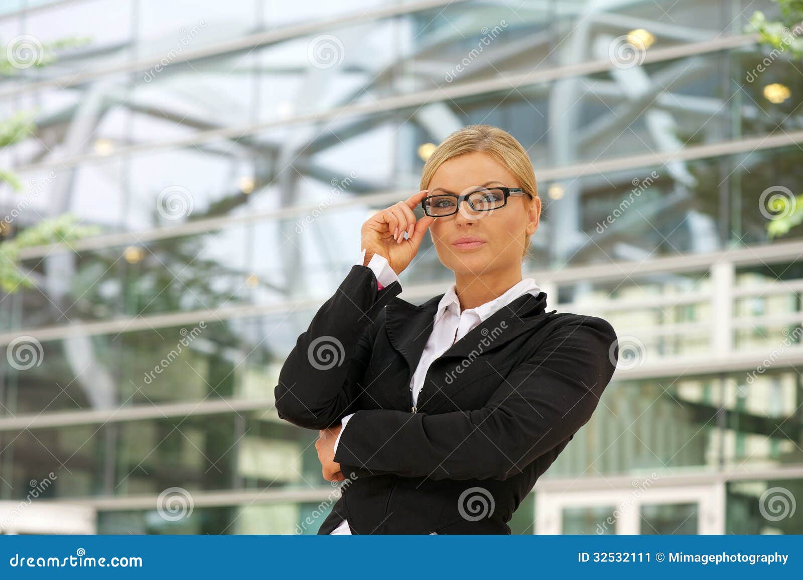 Proud Business Woman Standing In The City Stock Image - Image: 32532111 Proud Business Woman Standing In The City Stock Image - Image: 32532111