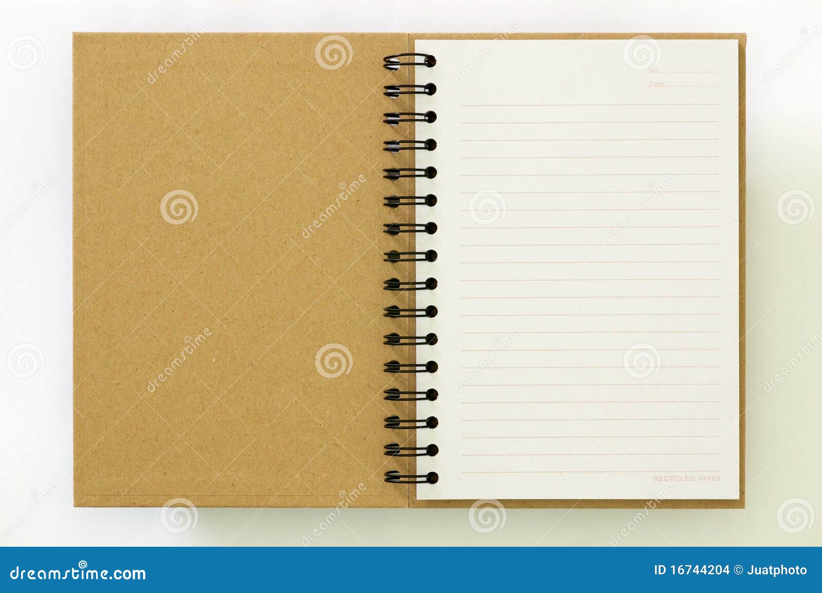 Recycle Paper Notebook First Page Stock Images - Image: 16744204 Recycle Paper Notebook First Page Stock Images - Image: 16744204